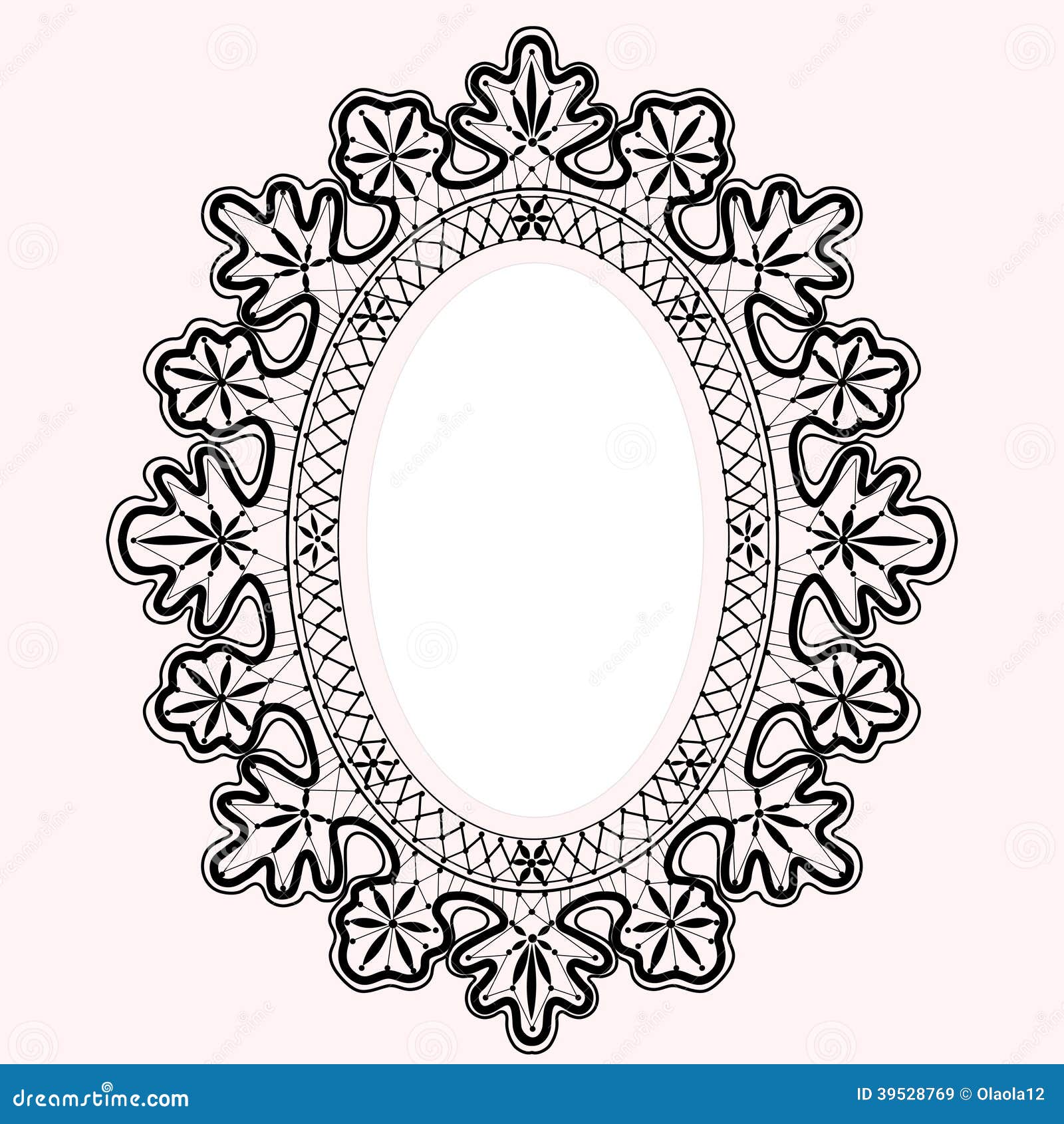 Lace stock illustration. Illustration of scrapbook, ornament - 39528769