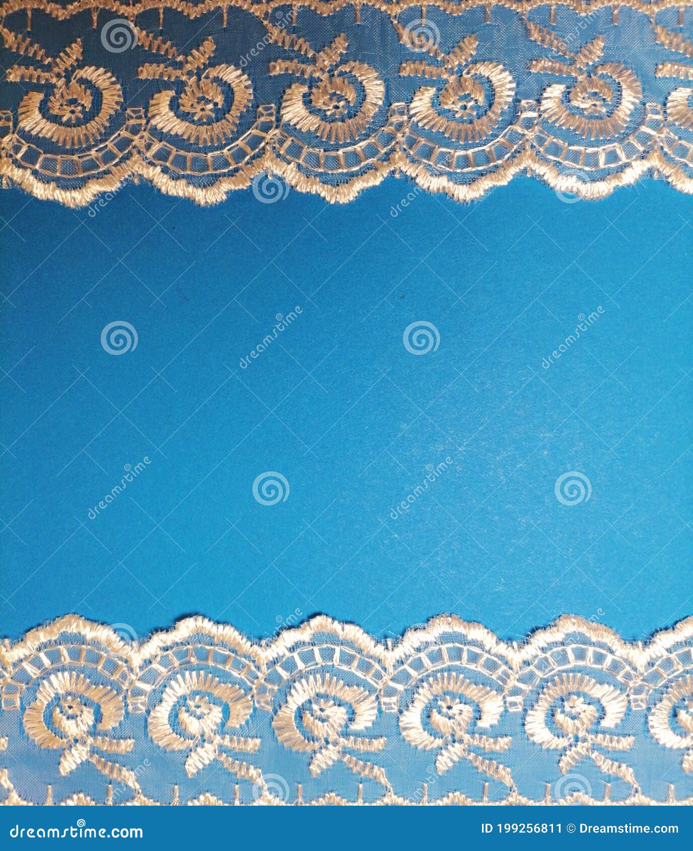 Lace on a blue background stock image. Image of beauty - 199256811