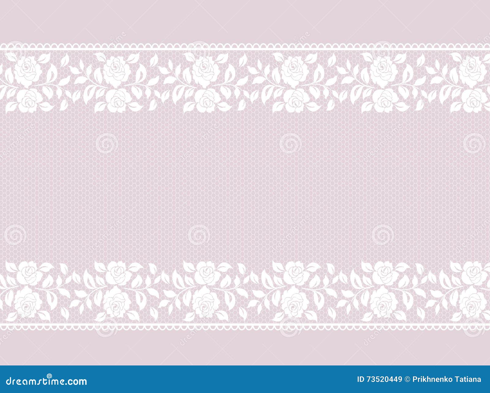 Lace border on pink stock vector. Illustration of designs - 73520449