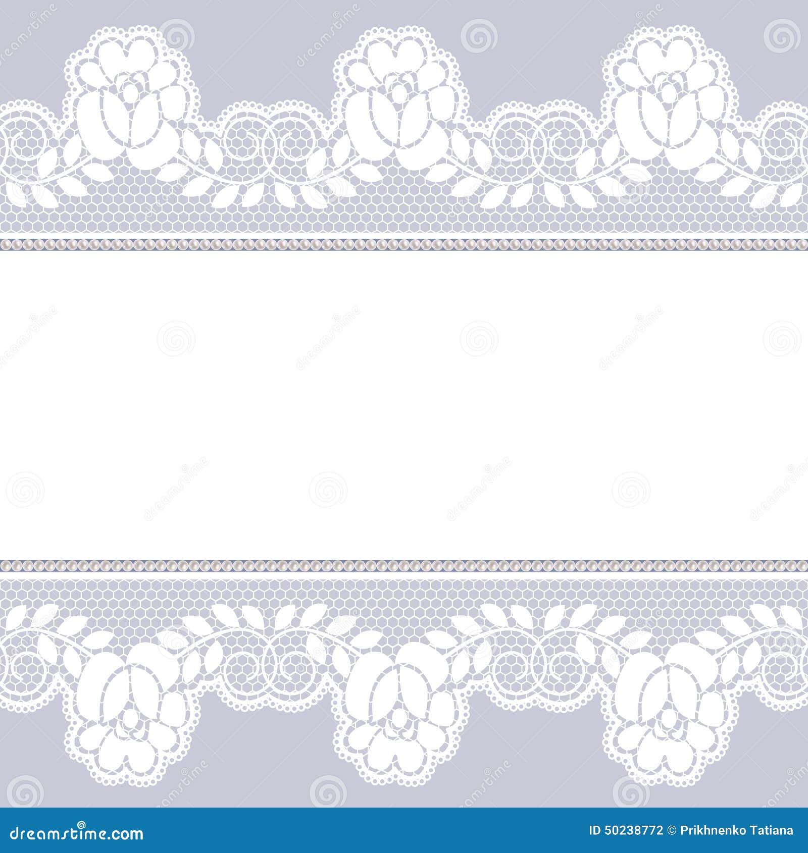 Lace border stock vector. Illustration of flower, beige - 50238772