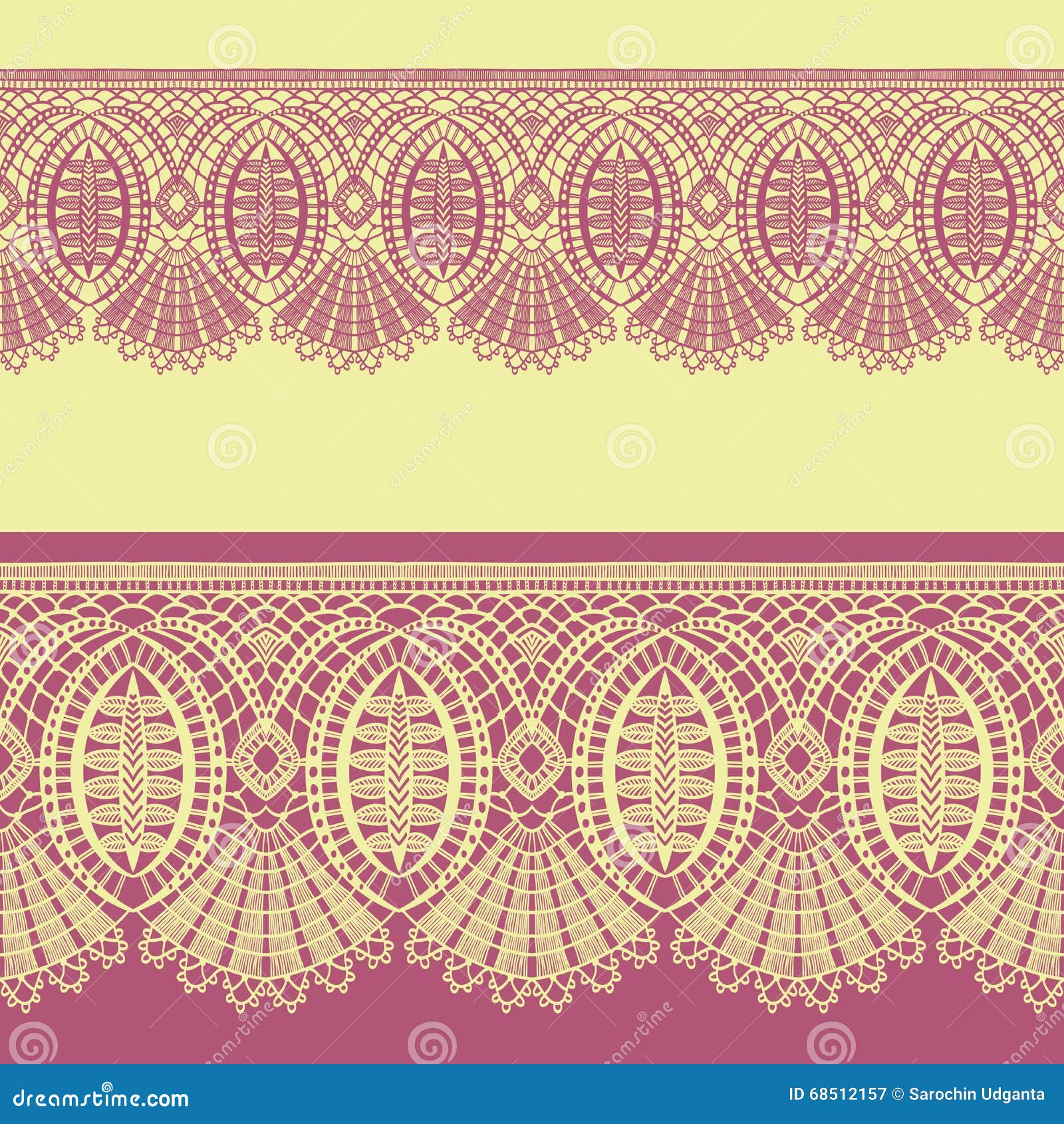 Lace border 4 stock vector. Illustration of design, detail - 68512157