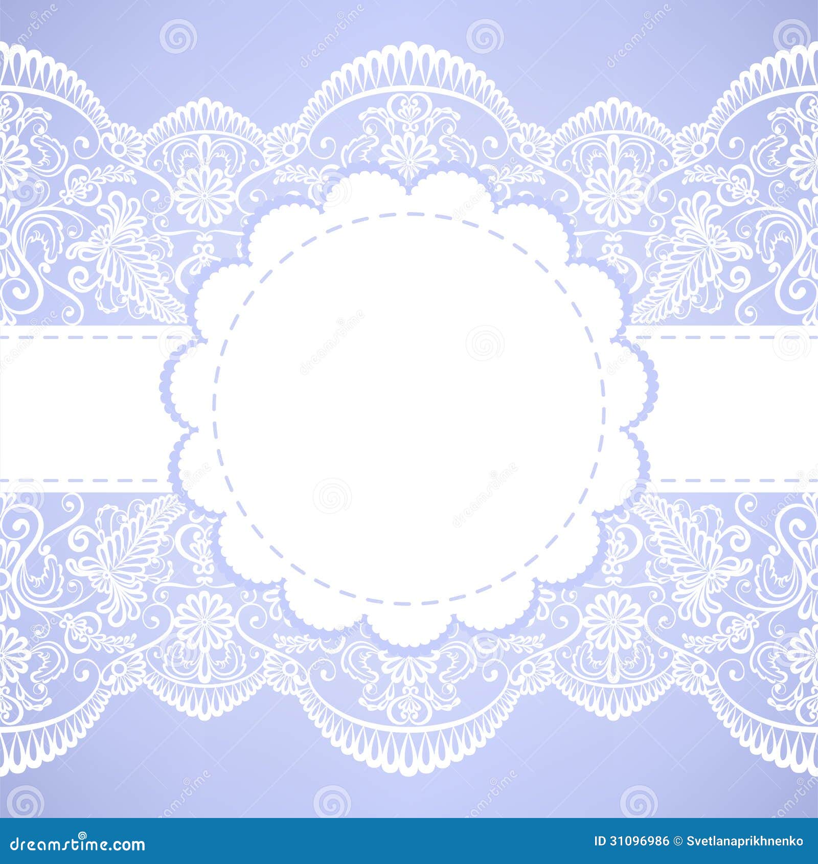 Lace border stock vector. Illustration of background - 31096986