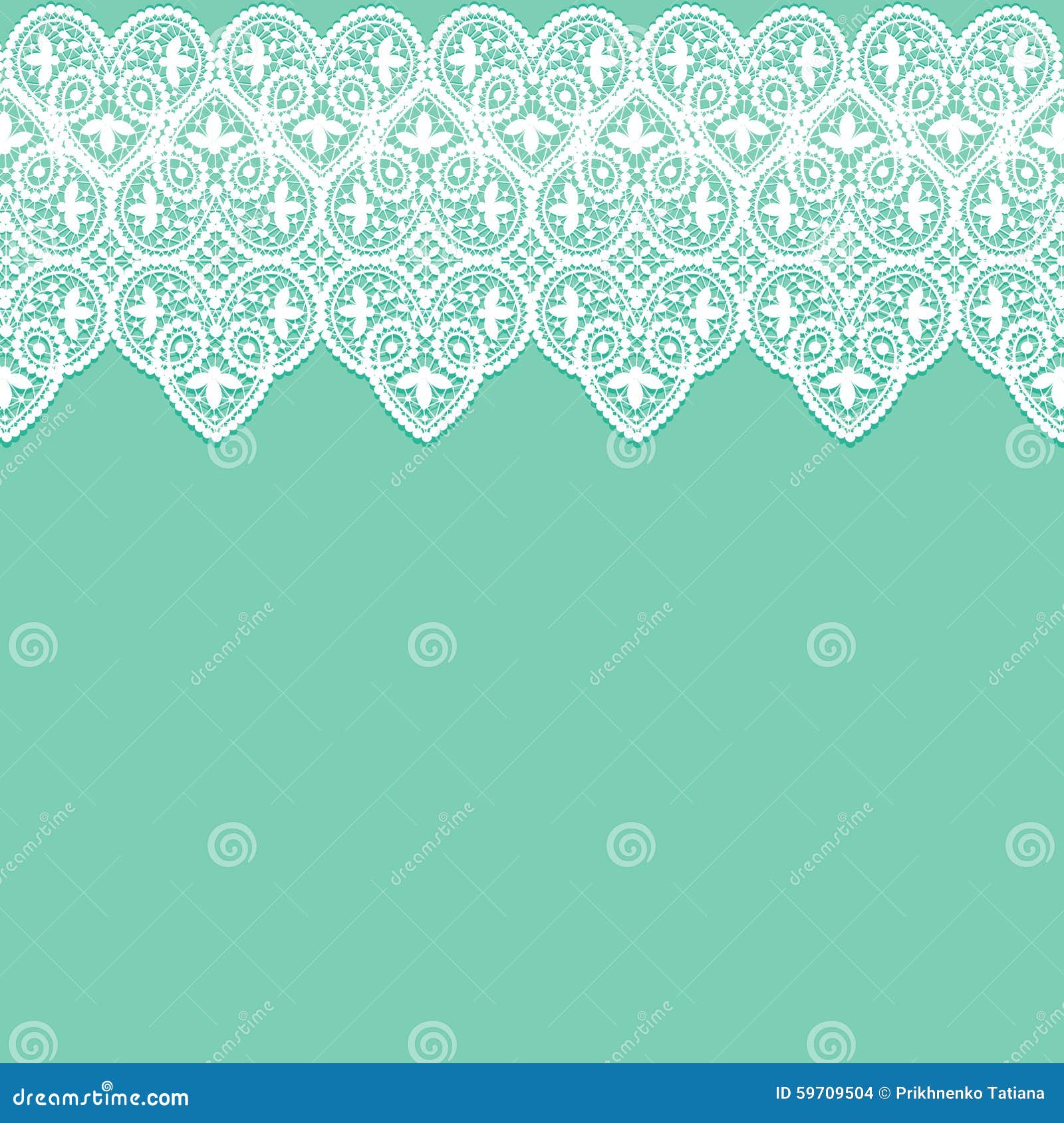 Lace border stock vector. Illustration of pattern, ornament - 59709504