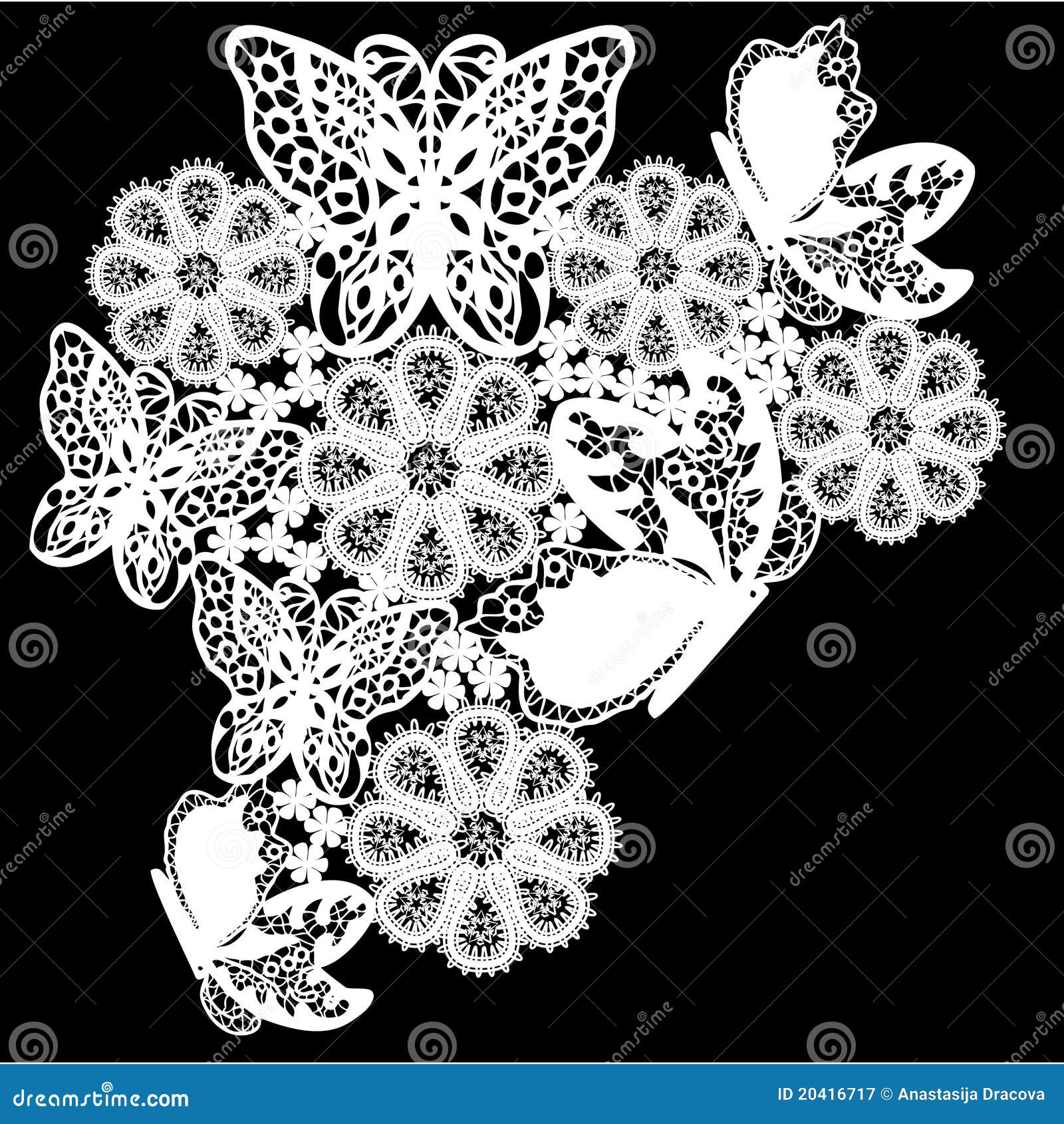 Lace Butterfly Background Stock Illustrations – 3,312 Lace Butterfly ...