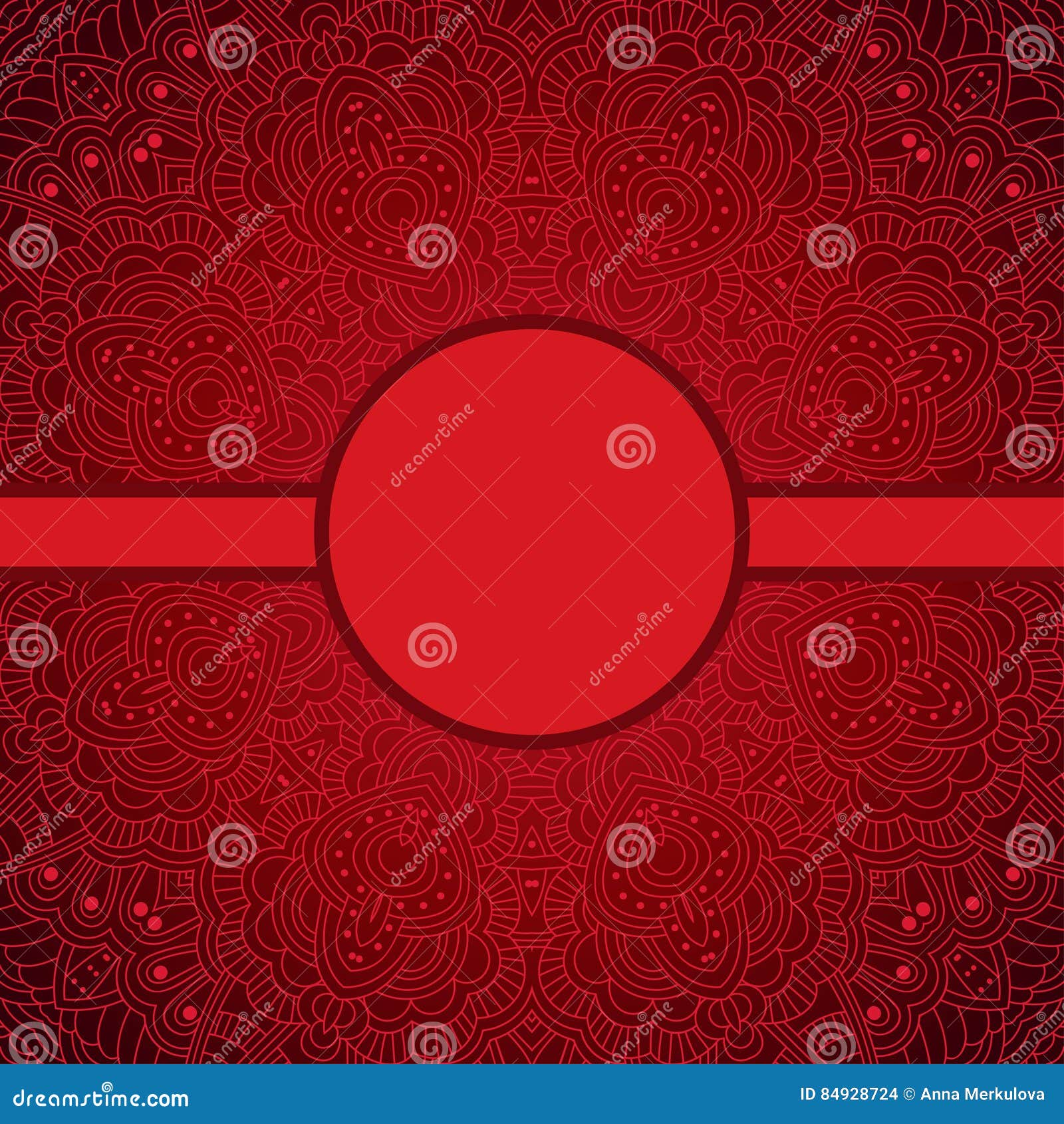 Lace card design. stock vector. Illustration of drawn - 84928724