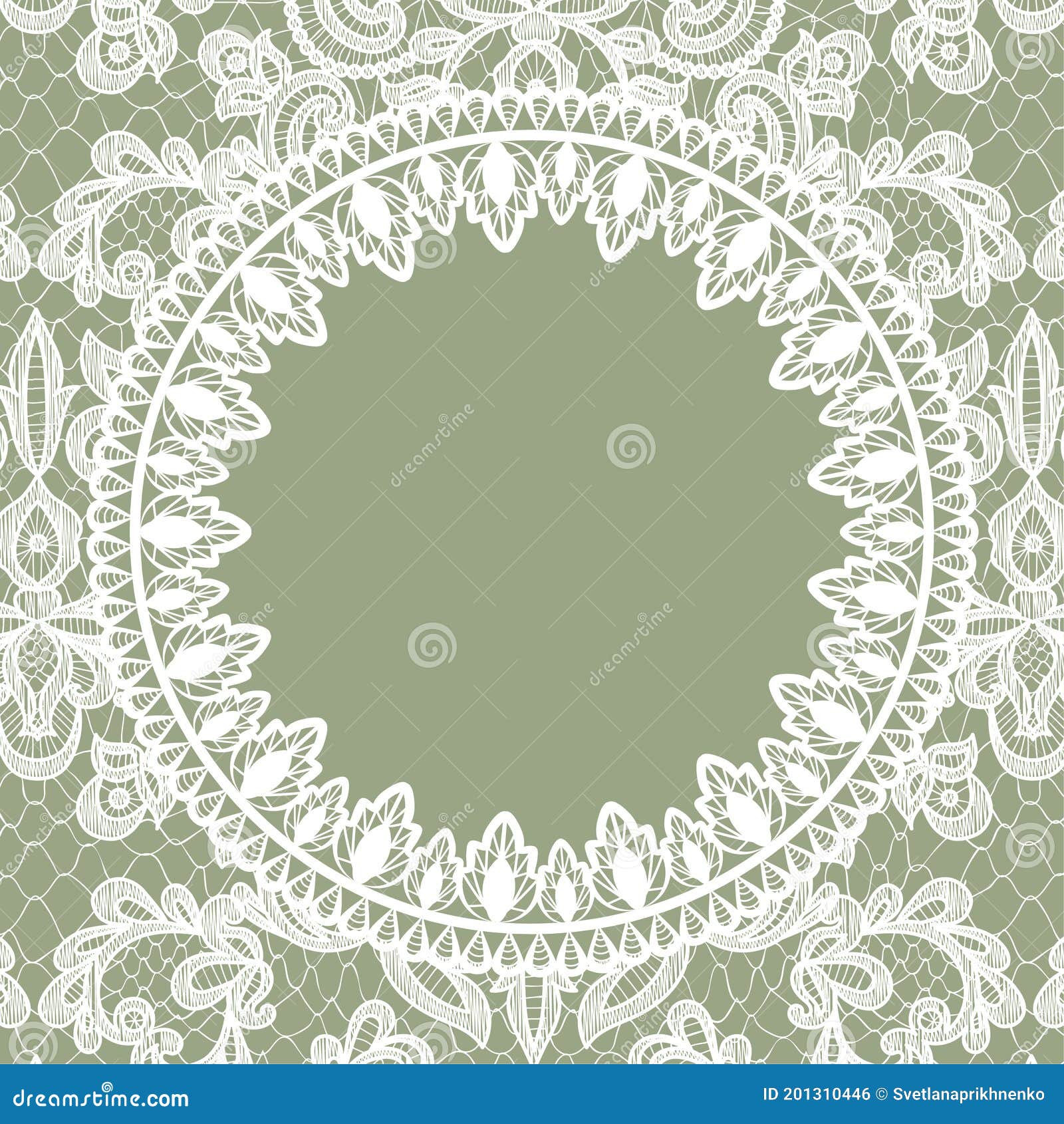 Lace card stock vector. Illustration of retro, frame - 201310446