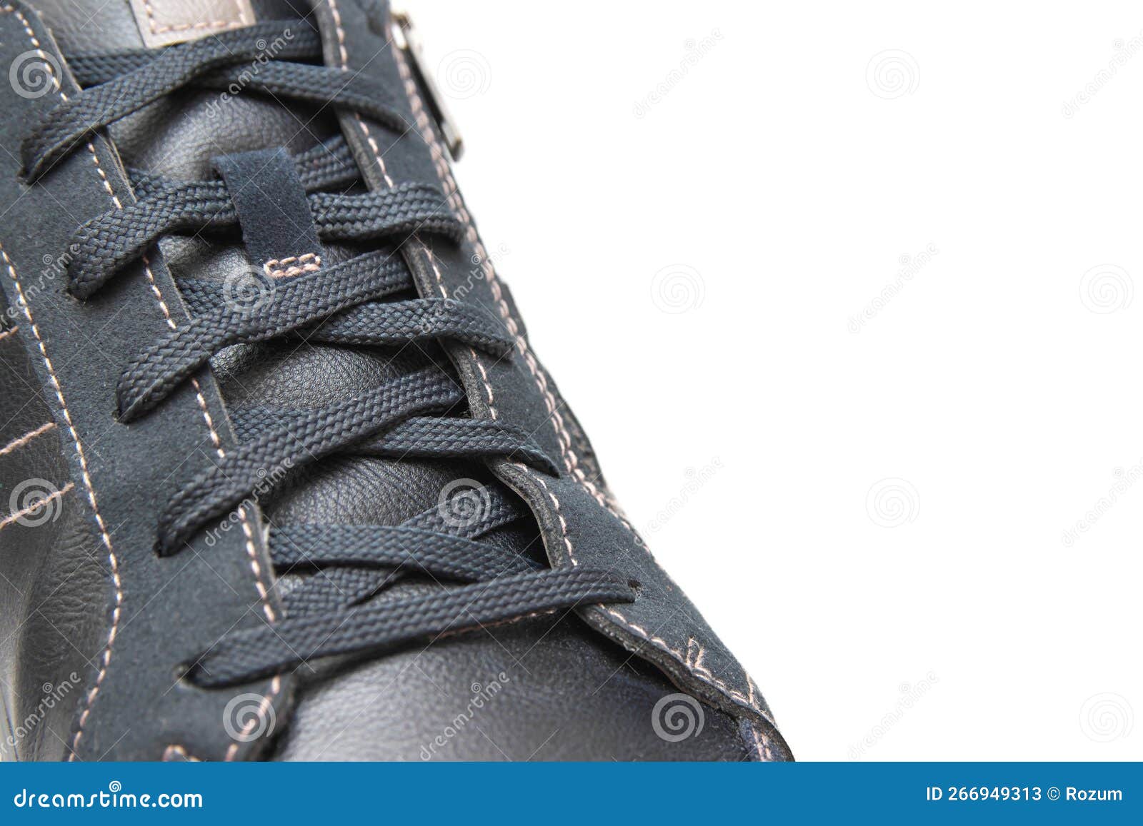 Lace close-up of shoe stock image. Image of lifestyle - 266949313