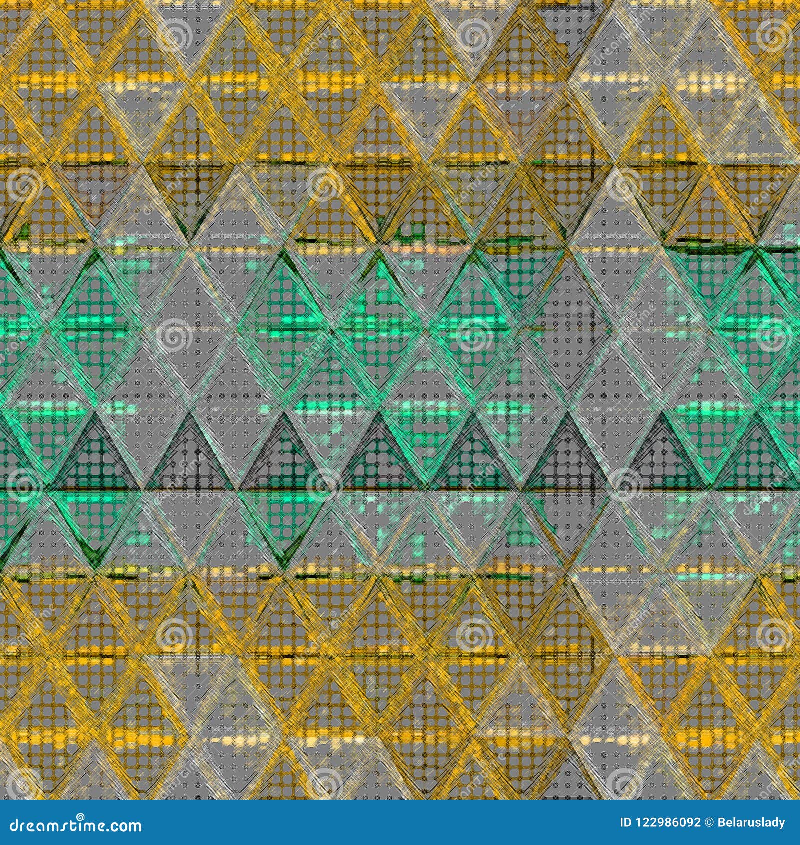 Lace Colored Triangles Pattern Stock Illustration - Illustration of ...