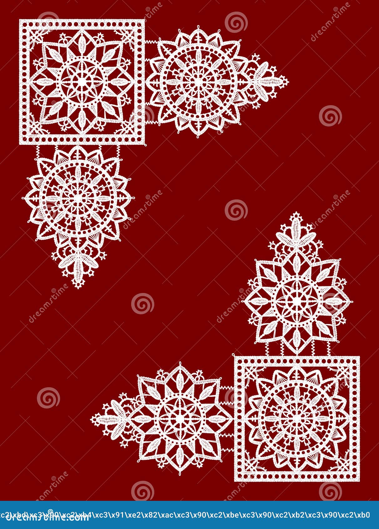 Lace. Corner. stock vector. Illustration of needlecraft - 55307657