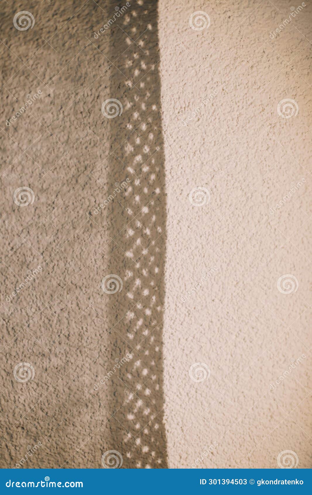 Lace Curtains and Their Shadows. Sunlight Falling on Wall and Creating ...