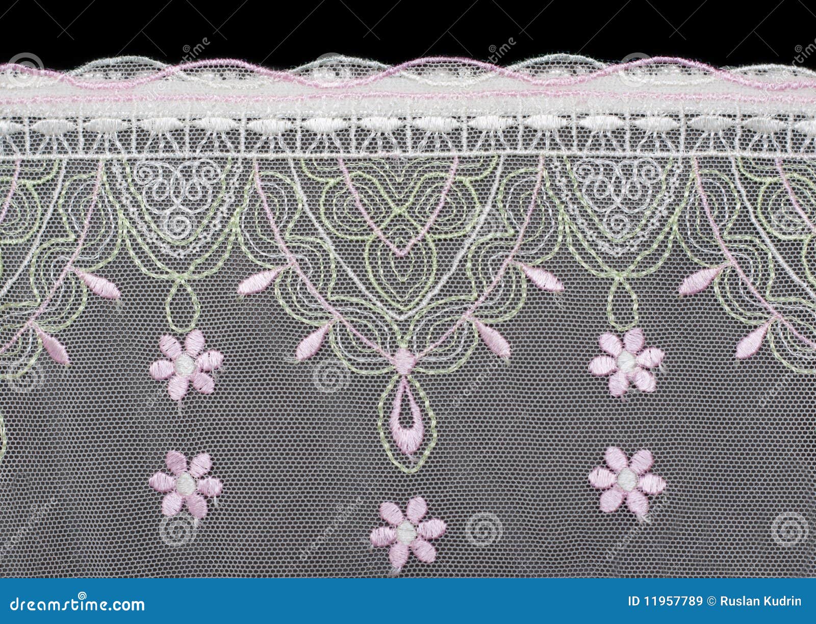 Lace Decorated by Pattern and Decorative Rose Stock Image - Image of ...