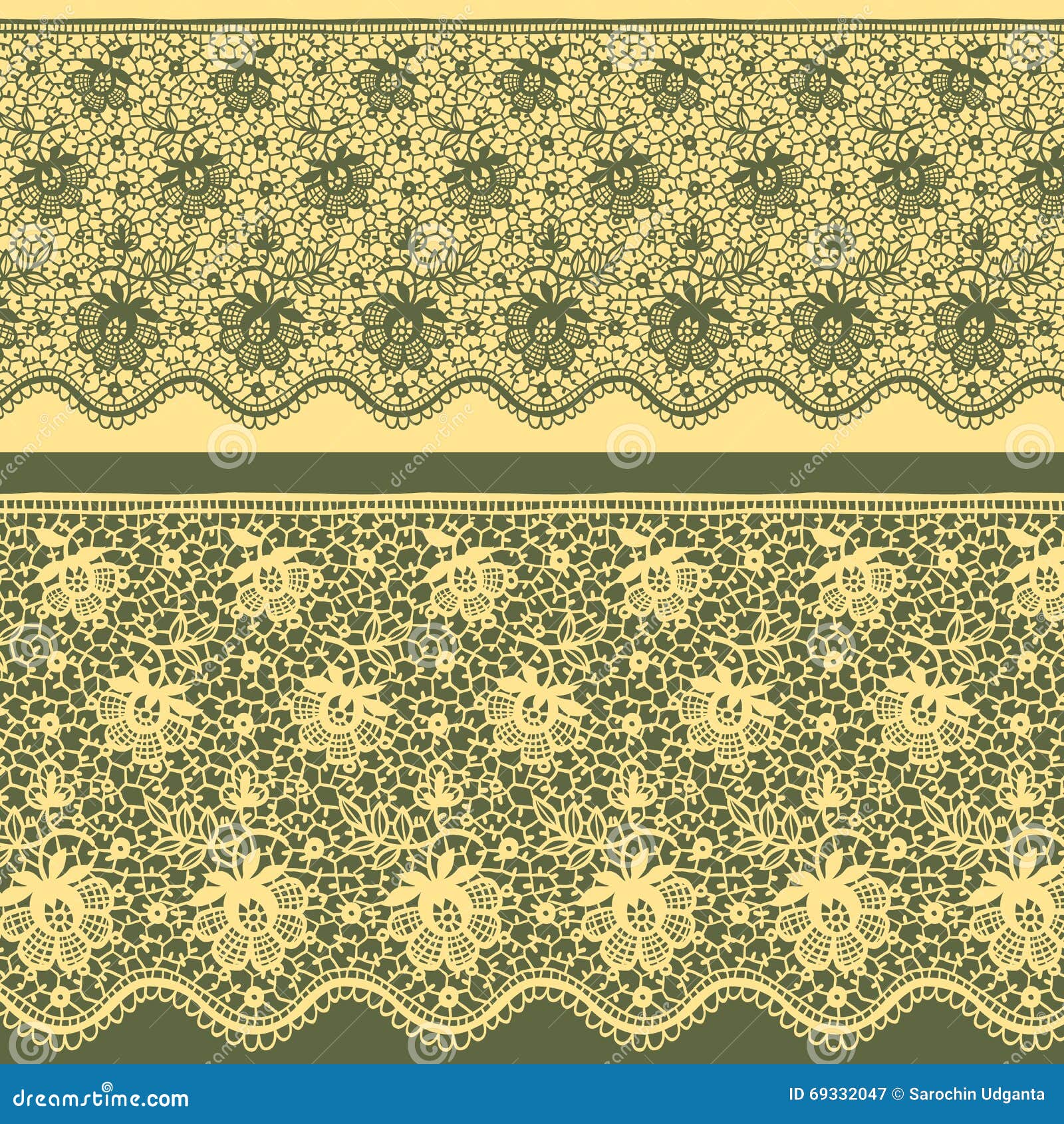 Lace Design set19 stock vector. Illustration of design - 69332047