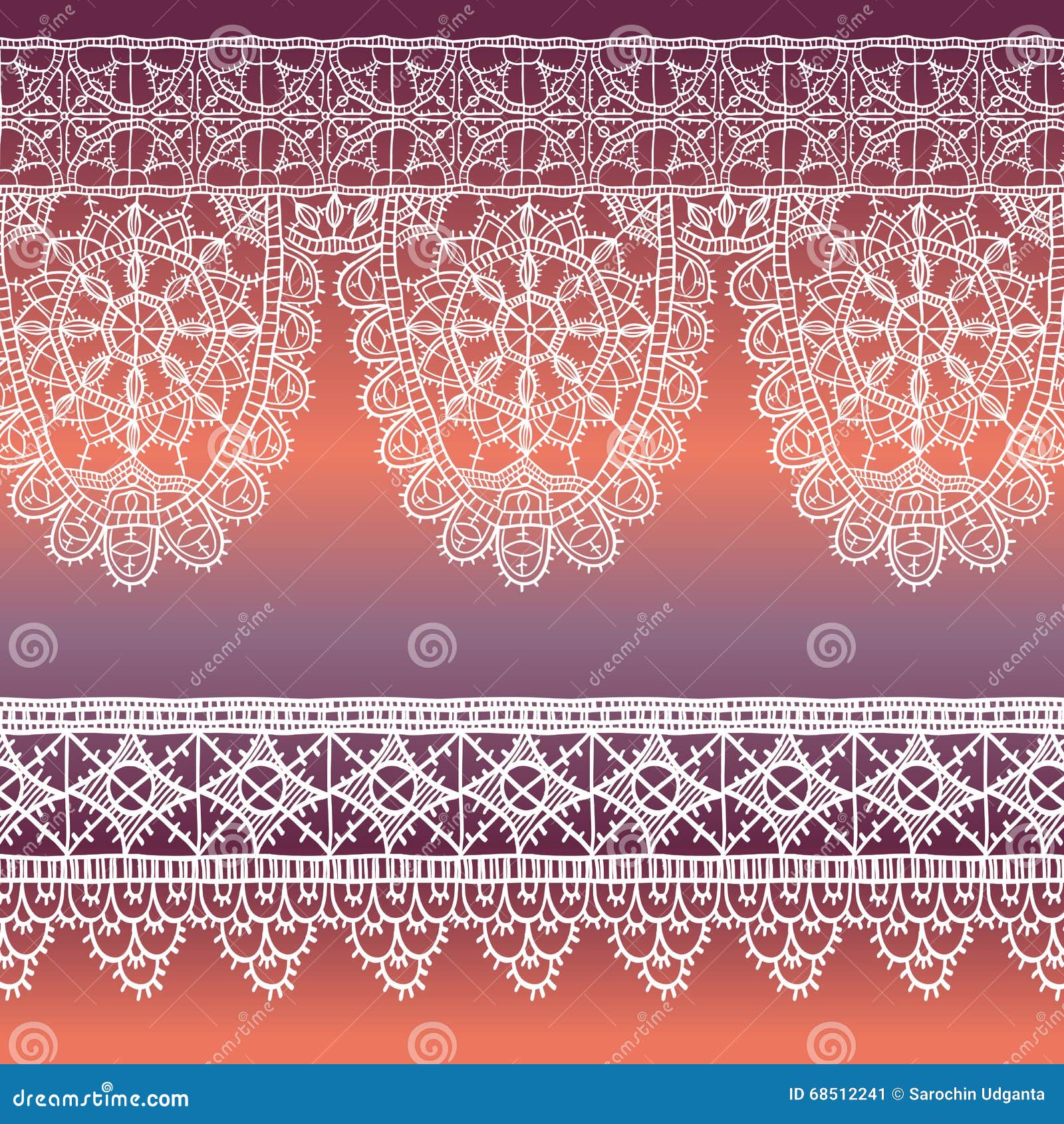 Lace Design set3 stock vector. Illustration of embroider - 68512241