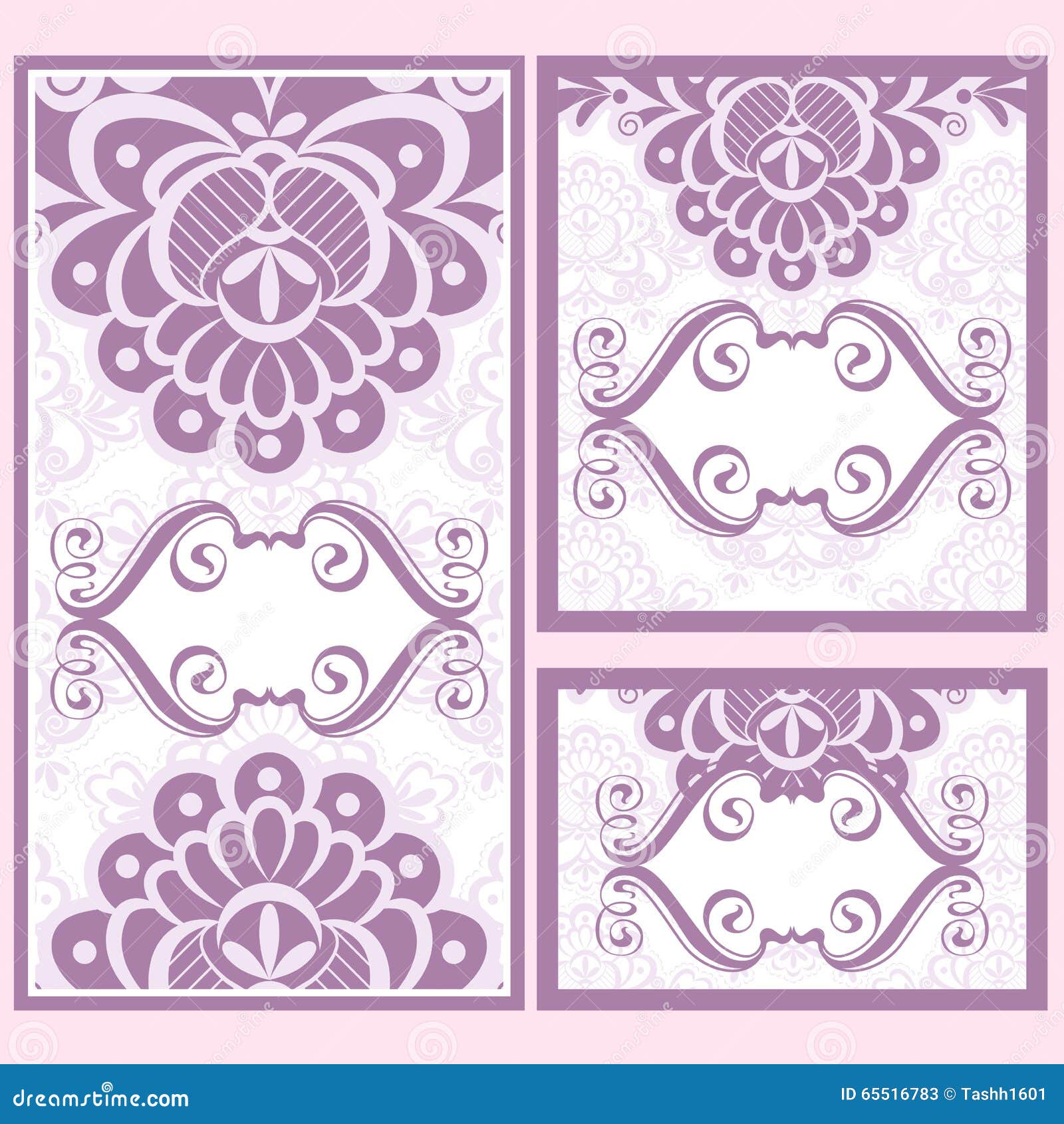 Lace design template stock vector. Illustration of embroidery - 65516783