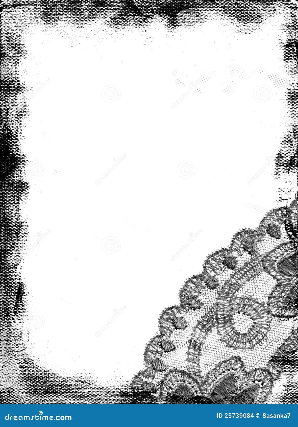 Lace frame stock illustration. Illustration of border - 25739084