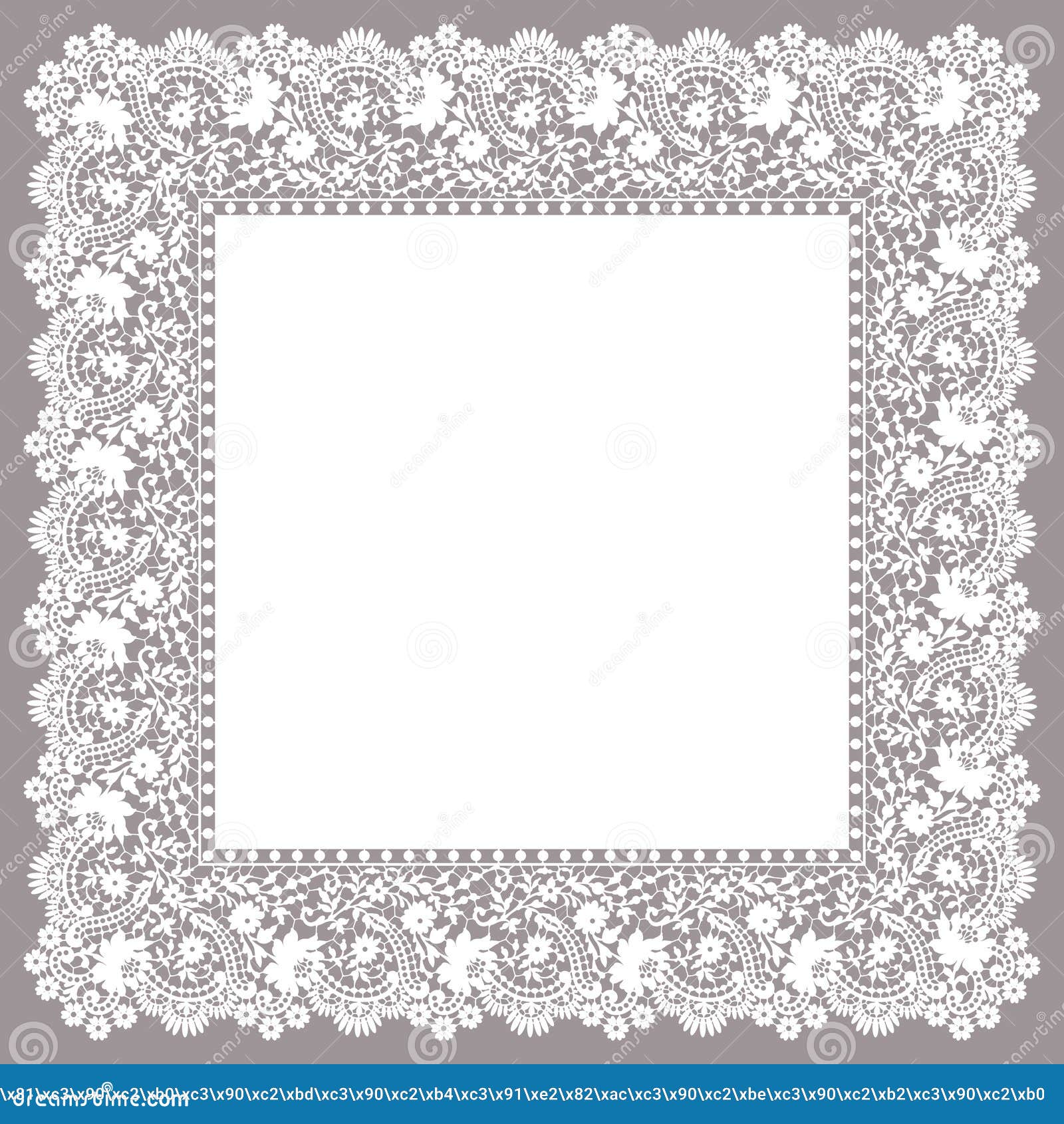 Lace Frame Clip Art