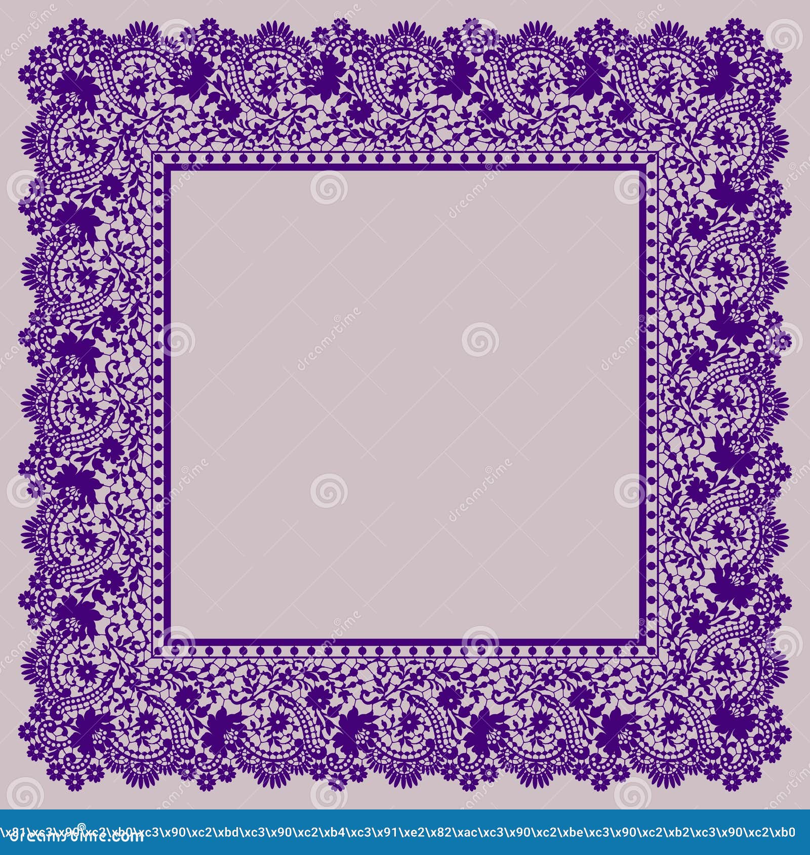 Lace Frame. Clip Art stock vector. Illustration of romantic - 77380029