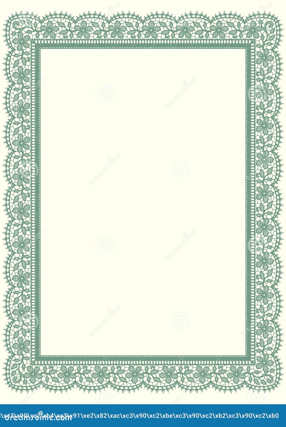 Lace. Frame. stock vector. Illustration of simplicity - 56656591