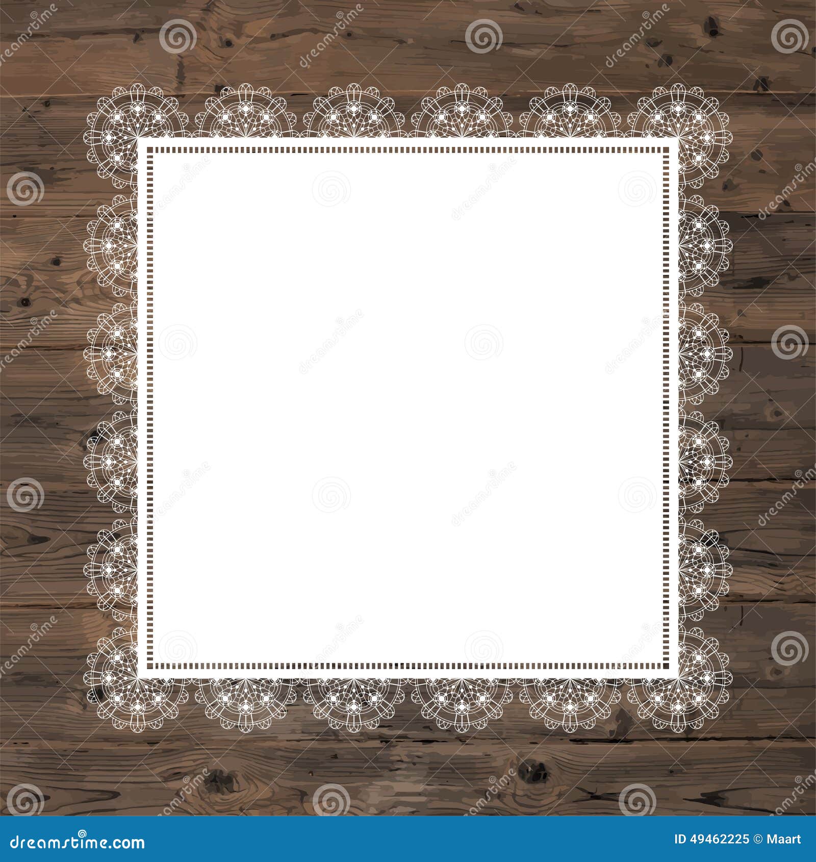 Lace frame stock illustration. Illustration of openwork - 49462225