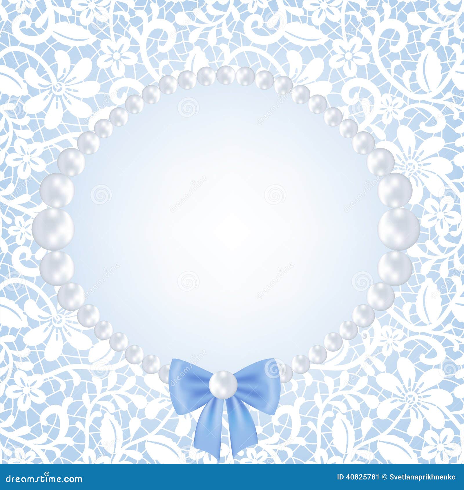 Lace frame stock vector. Illustration of bead, invitation - 40825781