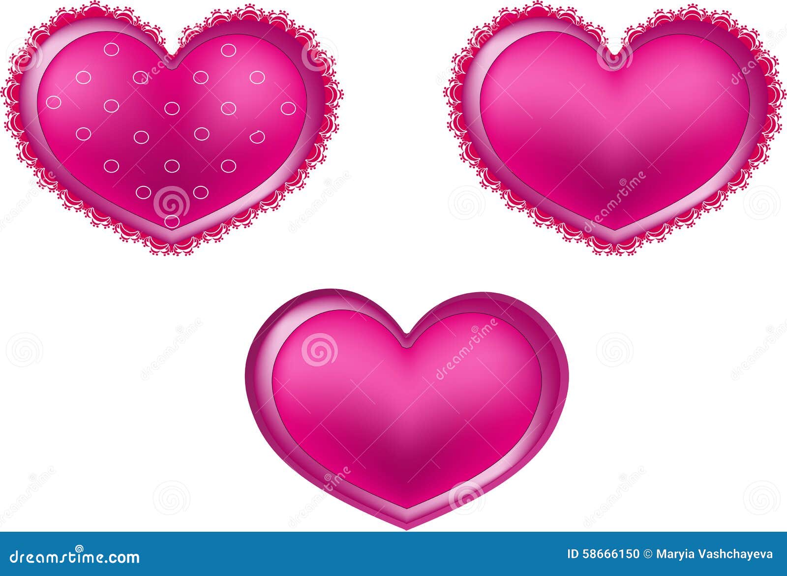 Lace heart stock illustration. Illustration of weaving - 58666150