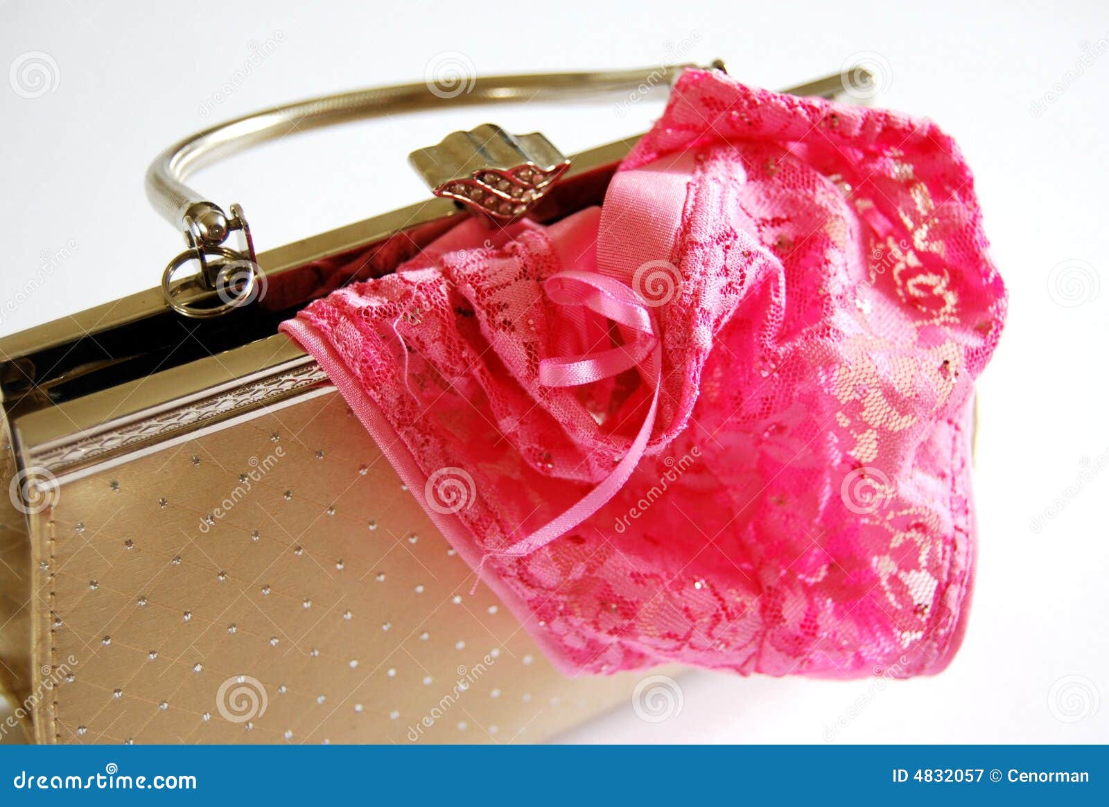 Lace knickers in bag stock image. Image of evening, girlie - 4832057