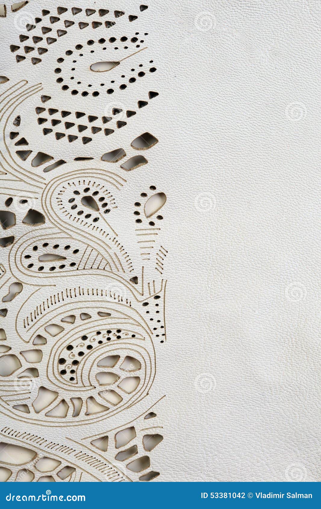 Lace leather texture stock photo. Image of design, abstract - 53381042