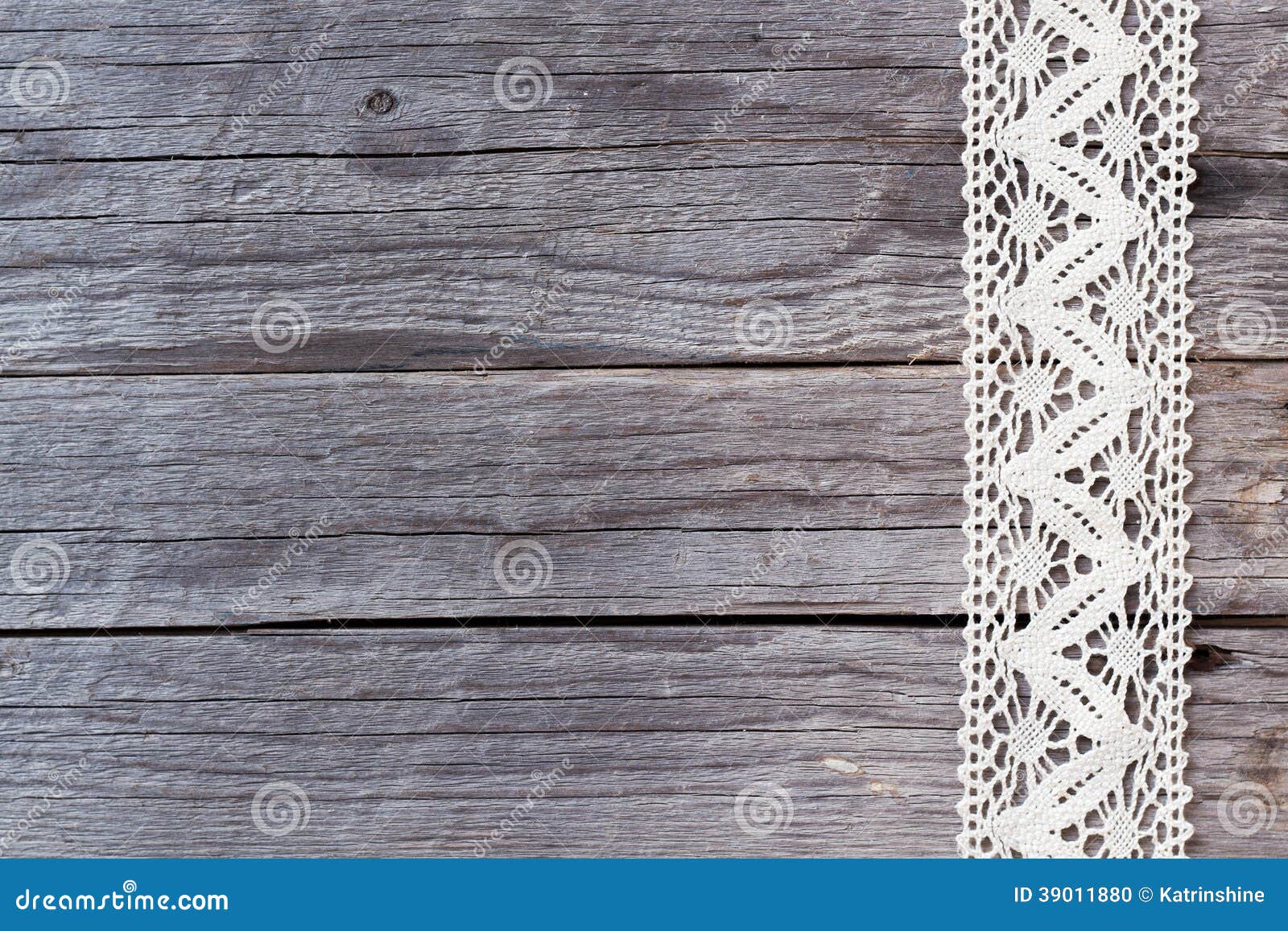 Wood And Lace Background