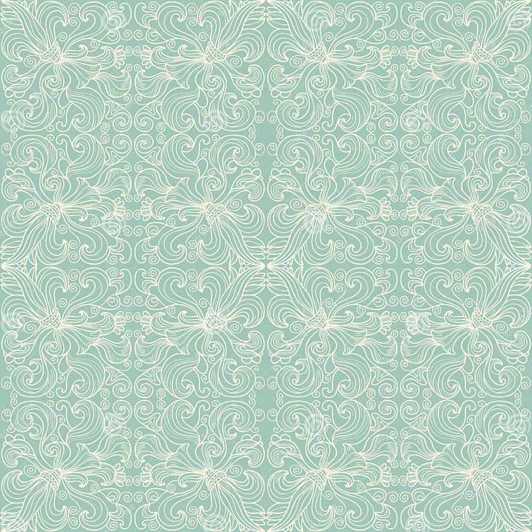 Lace pattern stock vector. Illustration of nature, filigree - 34096762