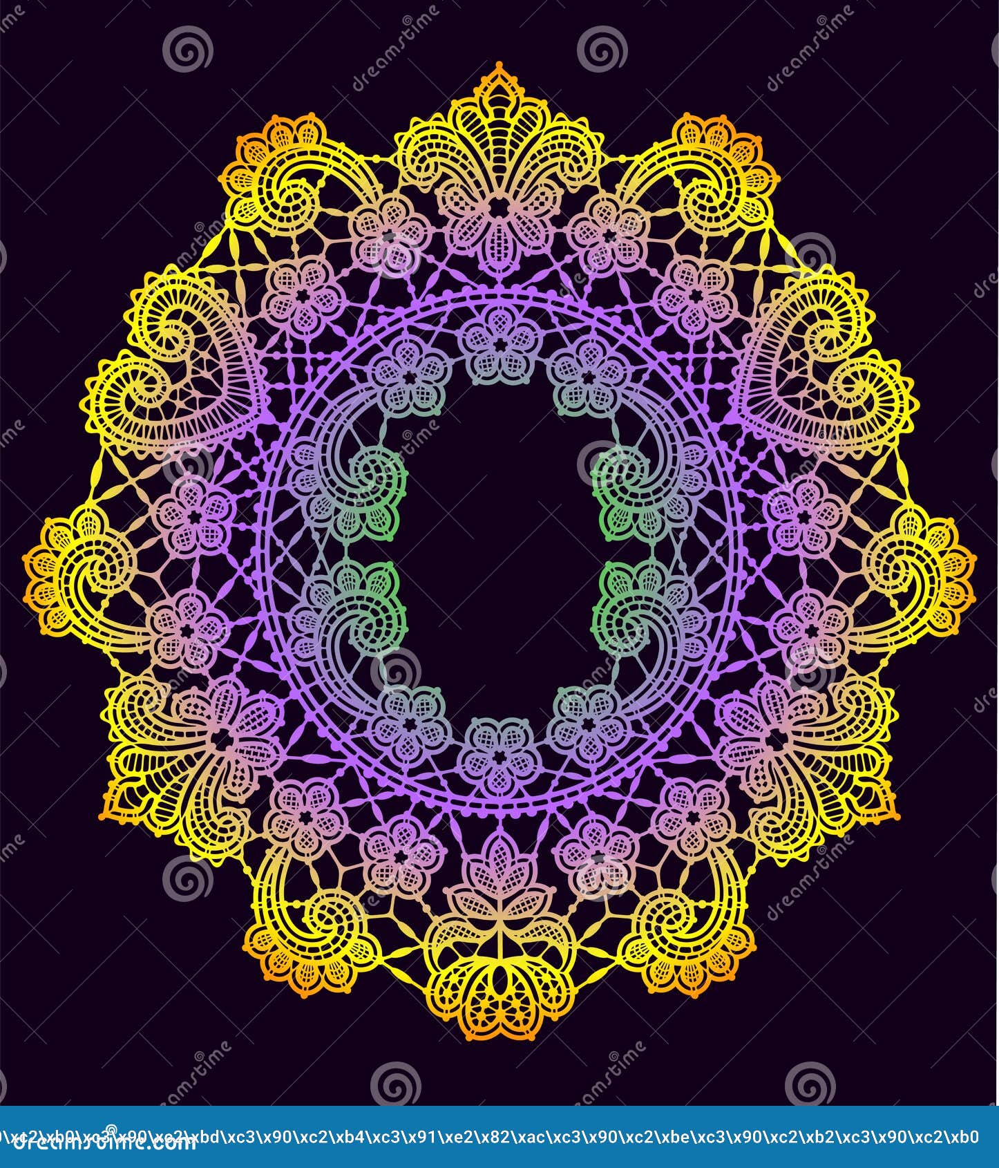 Lace Pattern. Lace Vector Background. Stock Vector - Illustration of ...