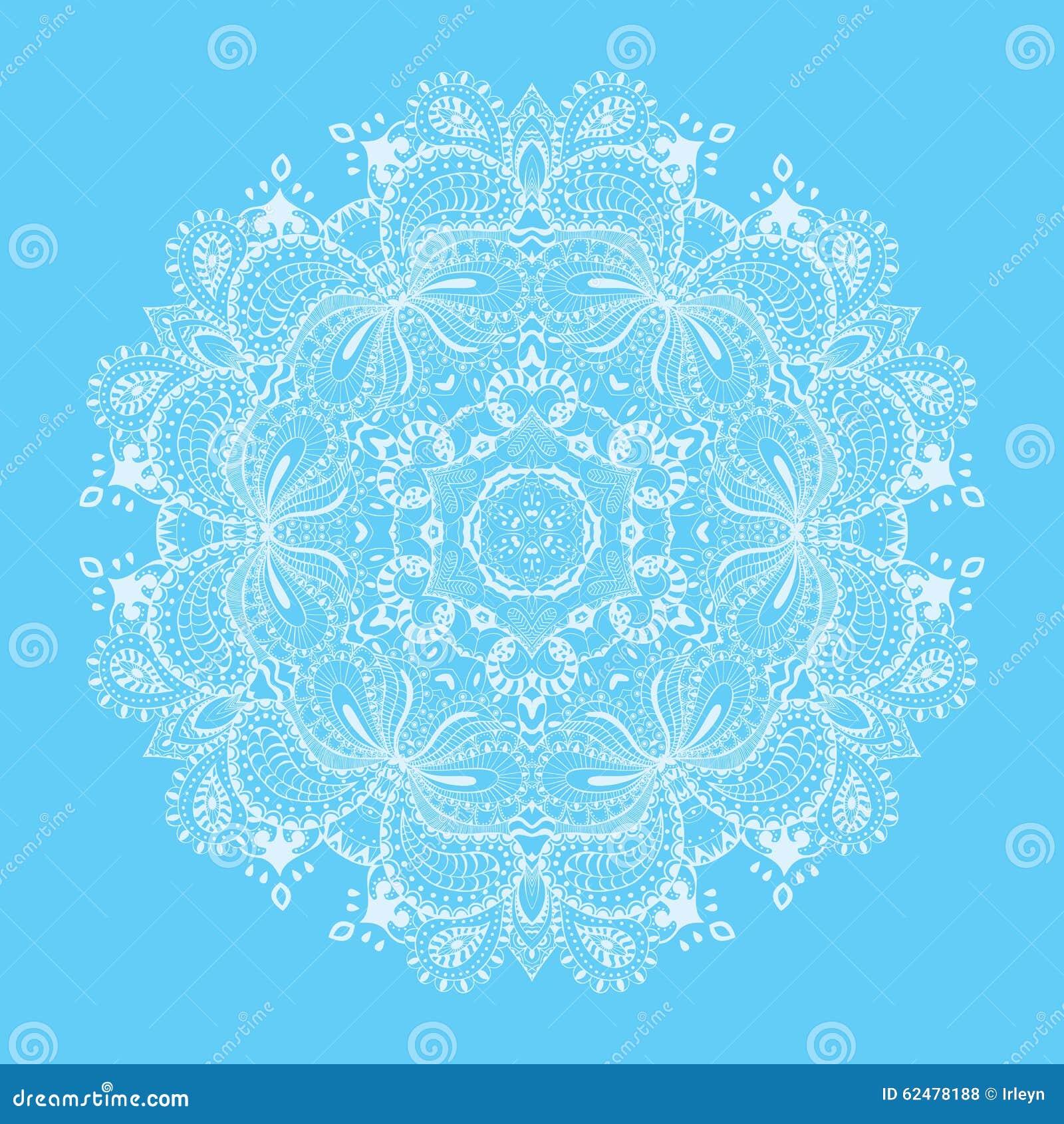 Lace pattern stock vector. Illustration of native, handmade - 62478188