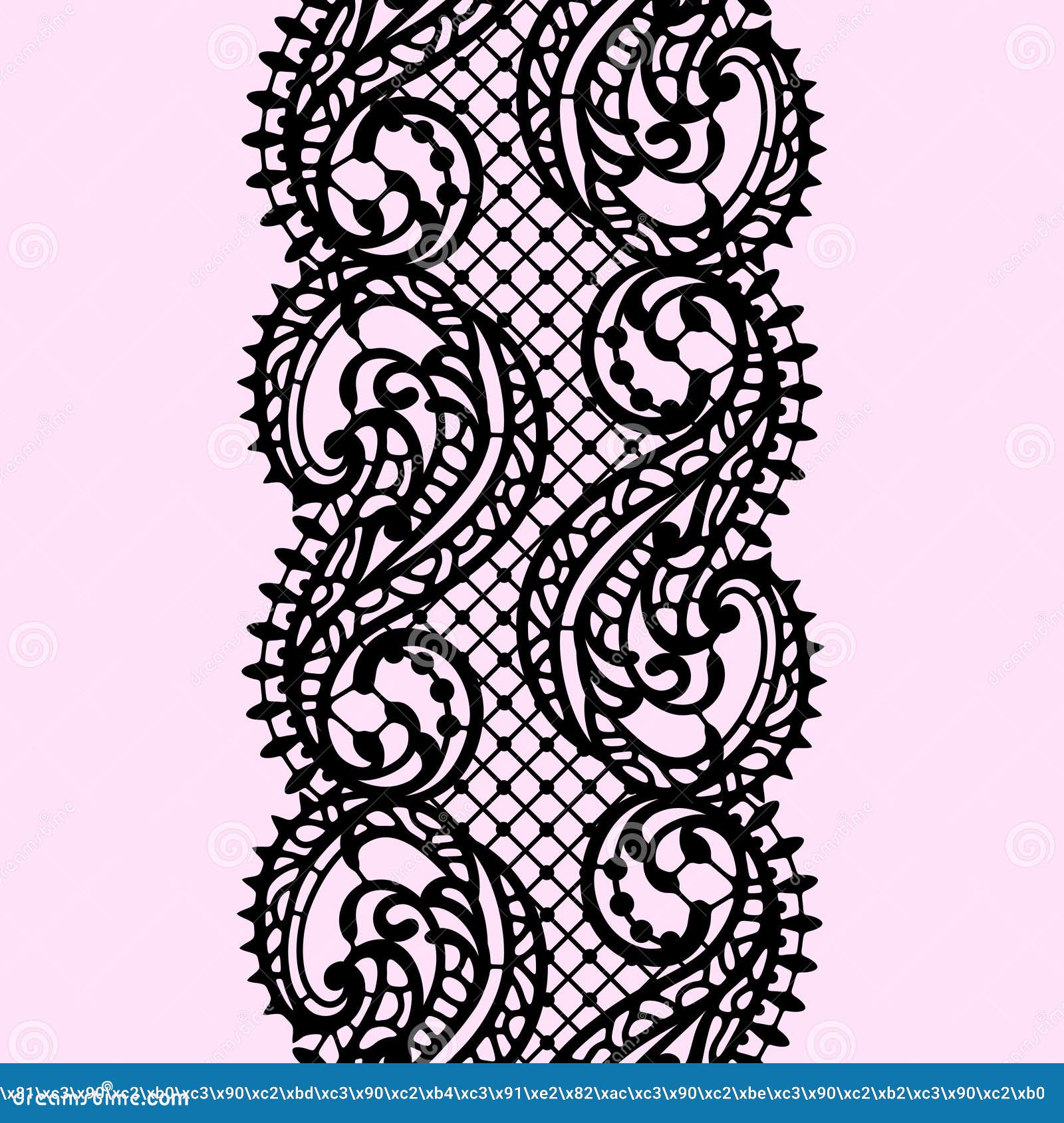 Lace Seamless Pattern. Lace Vector Background. Stock Vector ...