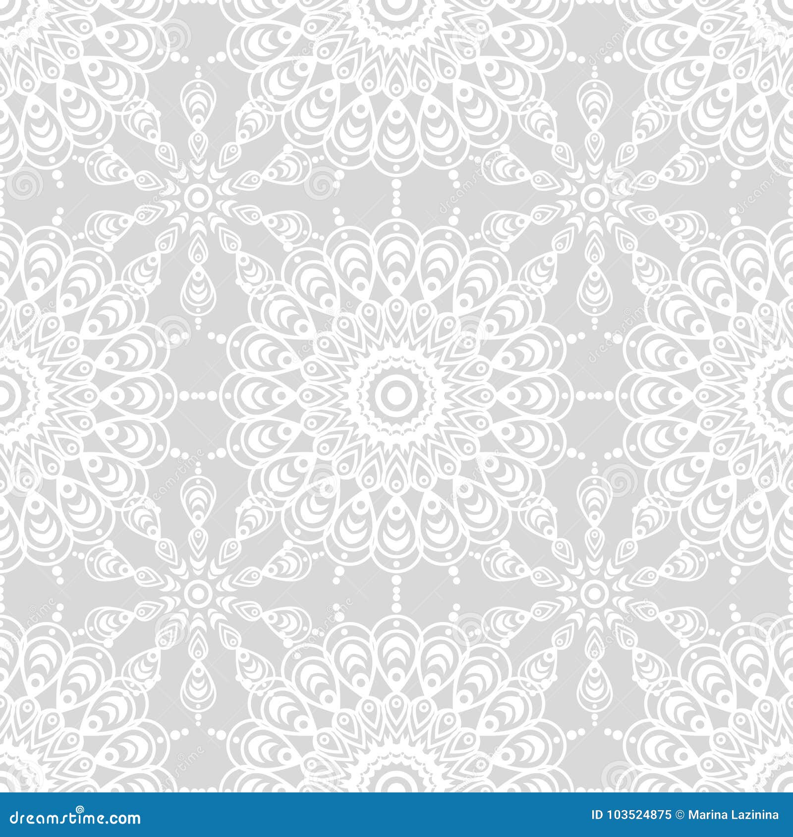 White Lace Design Background