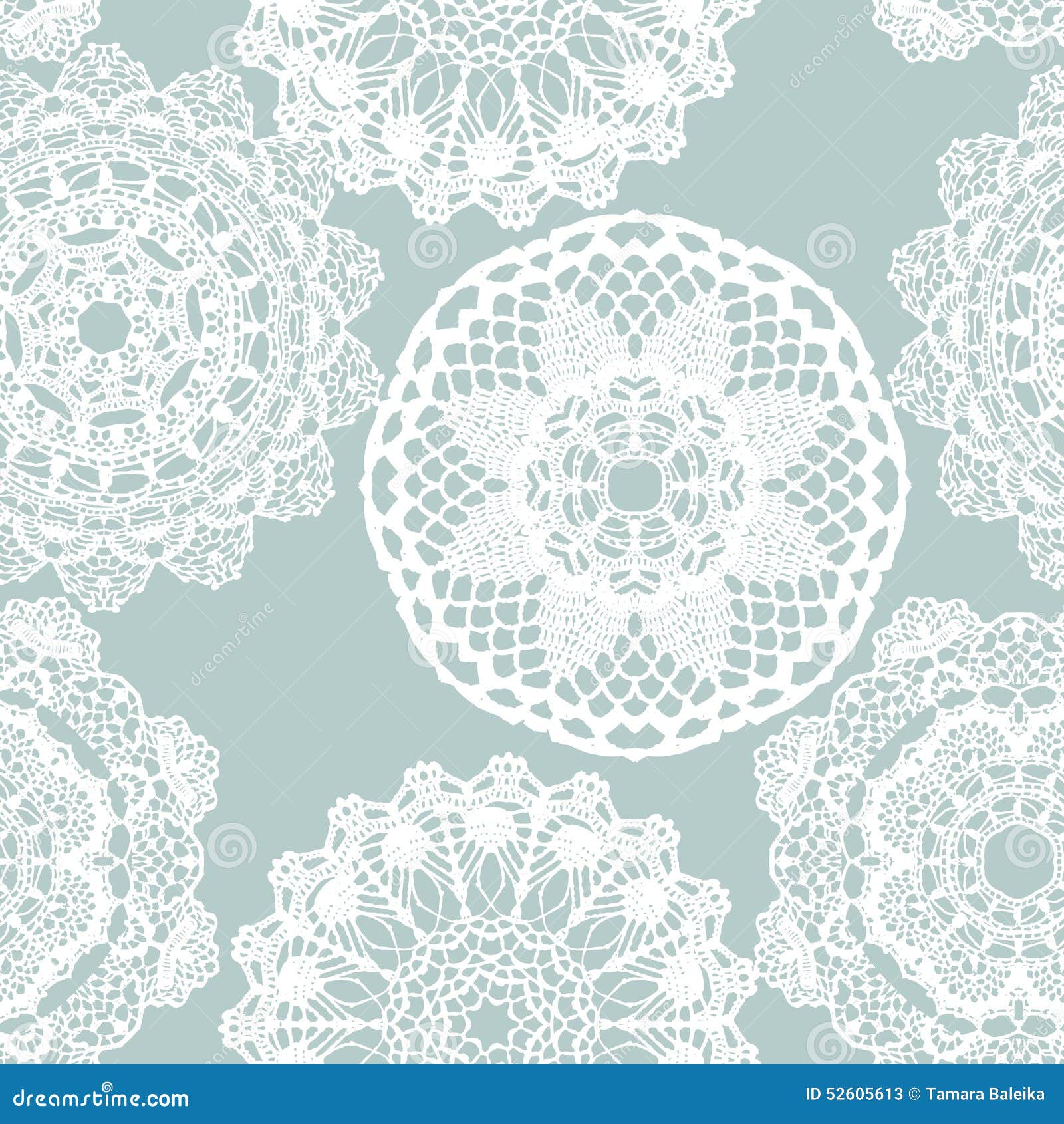 Lace White Seamless Mesh Pattern. Stock Vector - Illustration of ...