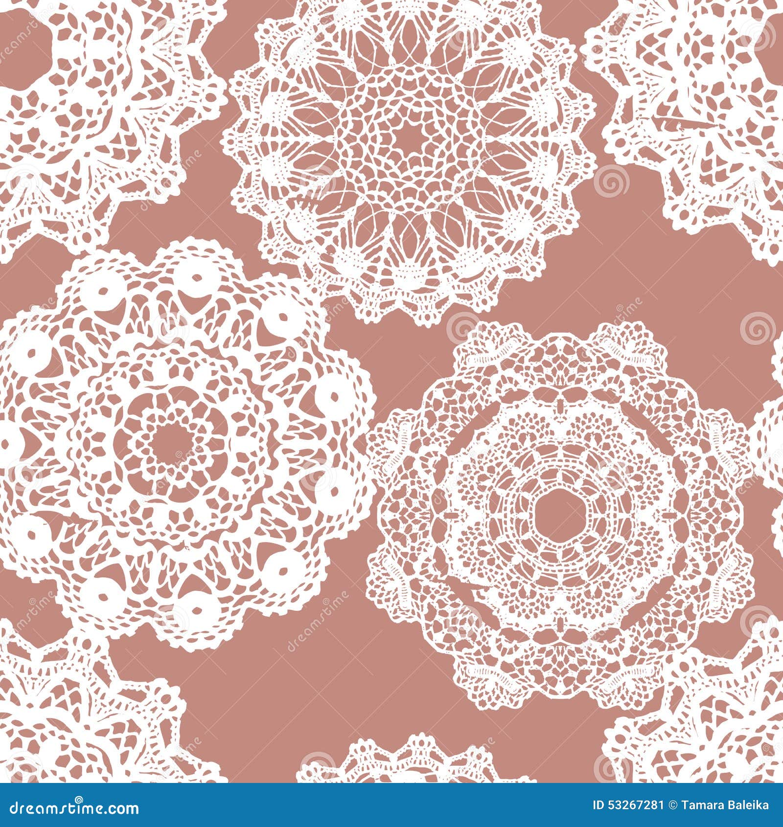 Lace White Seamless Mesh Pattern. Stock Vector - Illustration of ...
