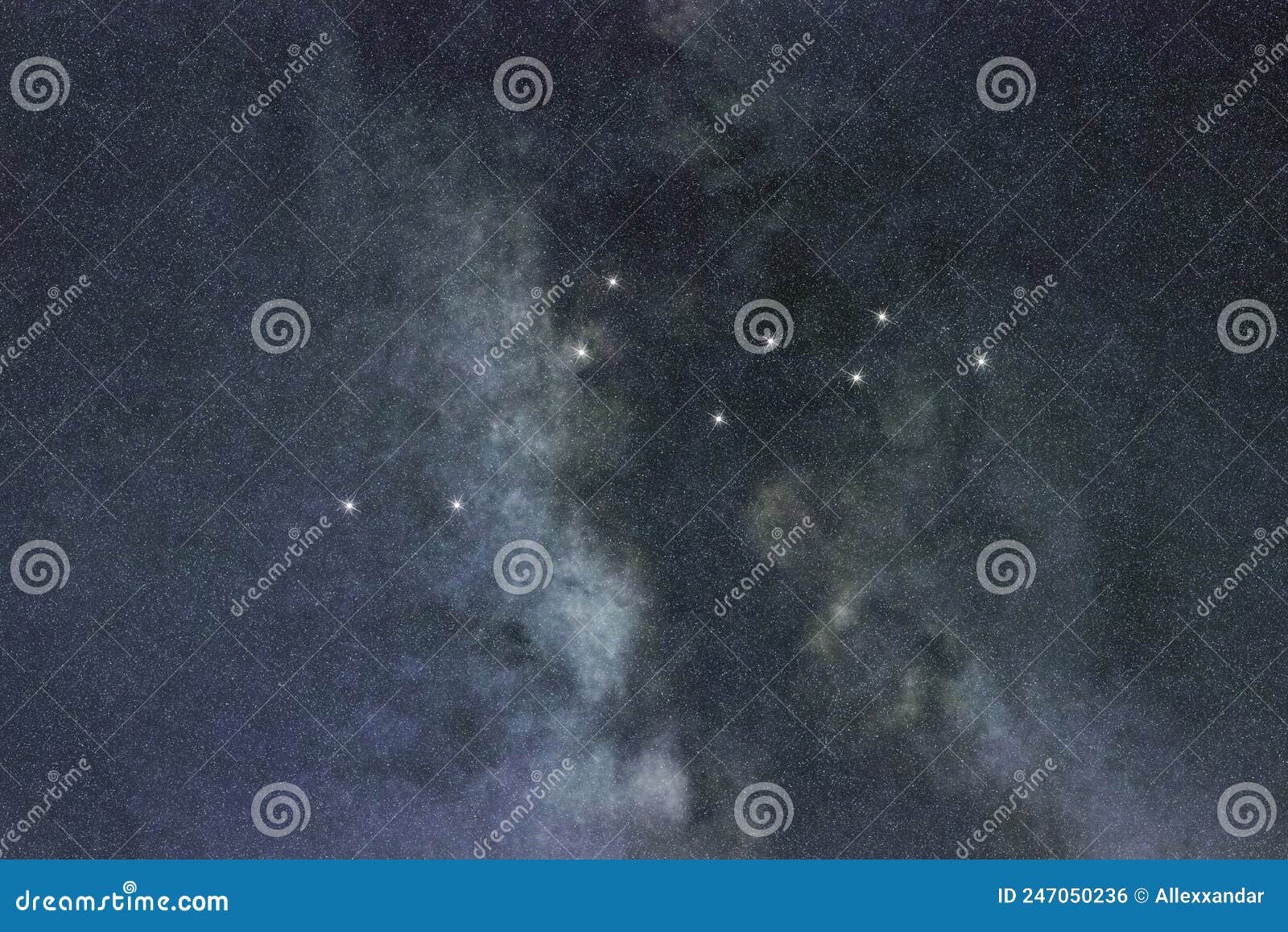 Lacerta Constellation, Lizard Constellation Stock Photo - Image of ...