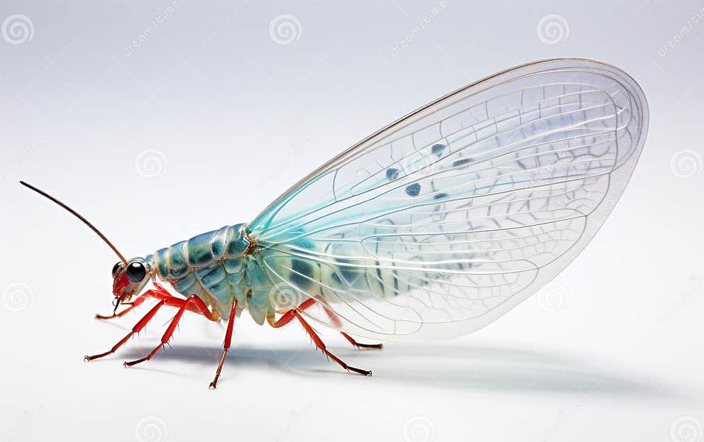Lacewing Insect Isolated on a Transparent Background, Stock ...