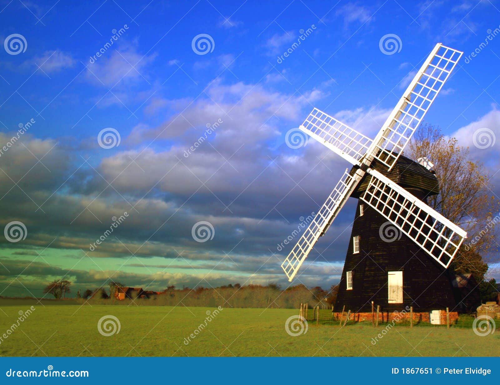Lacey Green Windmill stock image. Image of smock, windmill - 1867651
