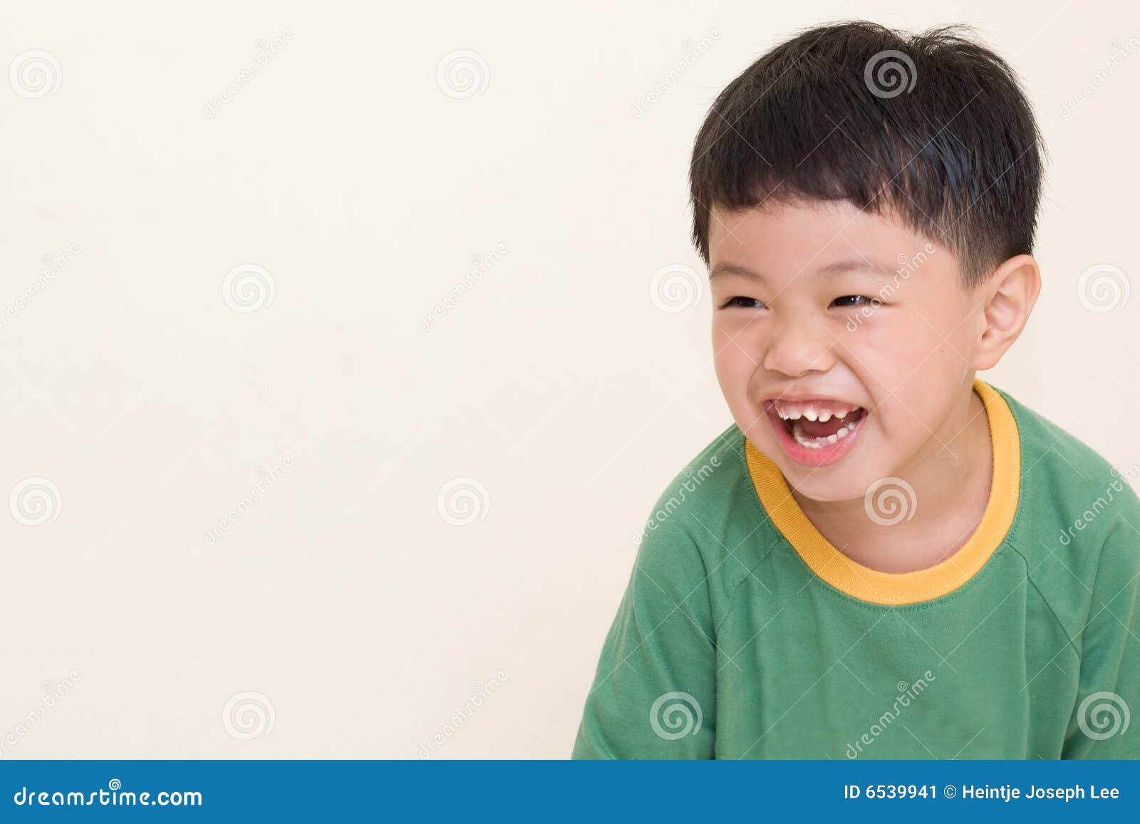 Lachend Kind stock afbeelding. Image of overhemd, energiek - 6539941