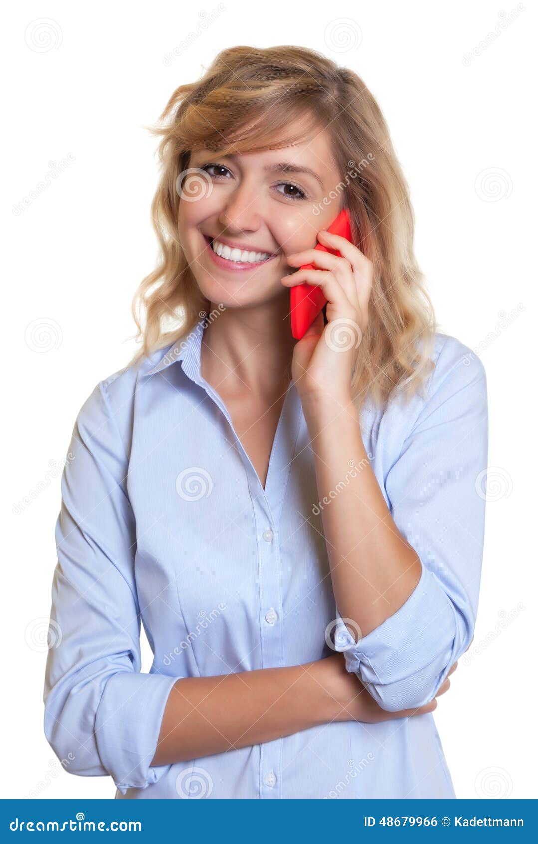 Lachende Frau Mit Dem Gelockten Blonden Haar am Telefon Stockfoto ... Lachende Frau Mit Dem Gelockten Blonden Haar am Telefon Stockfoto ...