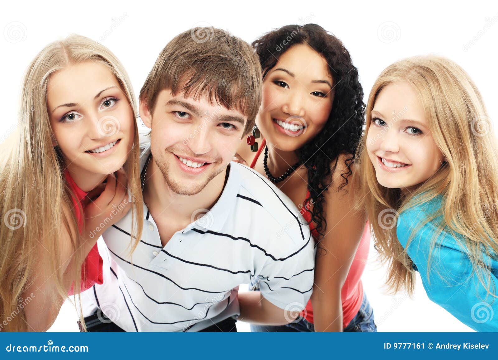 Lachende jonge mensen stock afbeelding. Image of onderwijs - 9777161