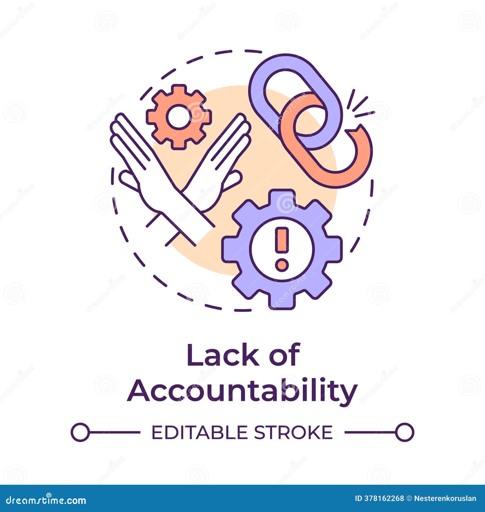 Responsibilities Multi Color Concept Icon Vector Illustration ...