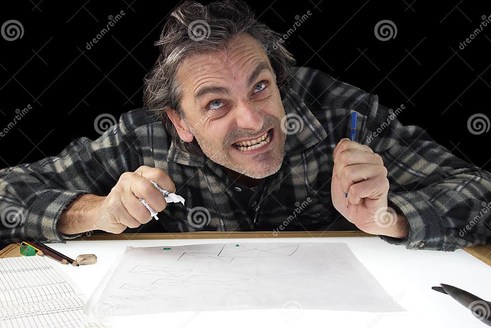 Lack of creativity concept stock image. Image of designer - 40956601