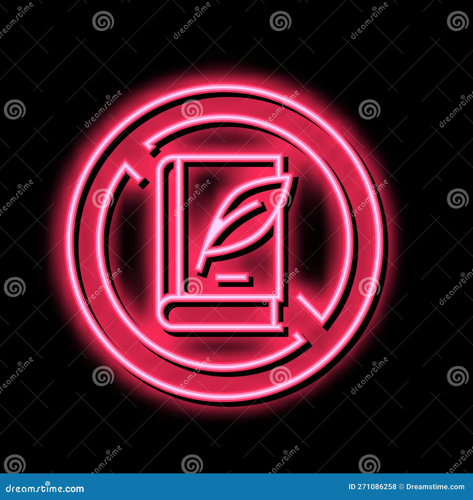 Lack of Education Poverty Problem Neon Glow Icon Illustration Stock ...