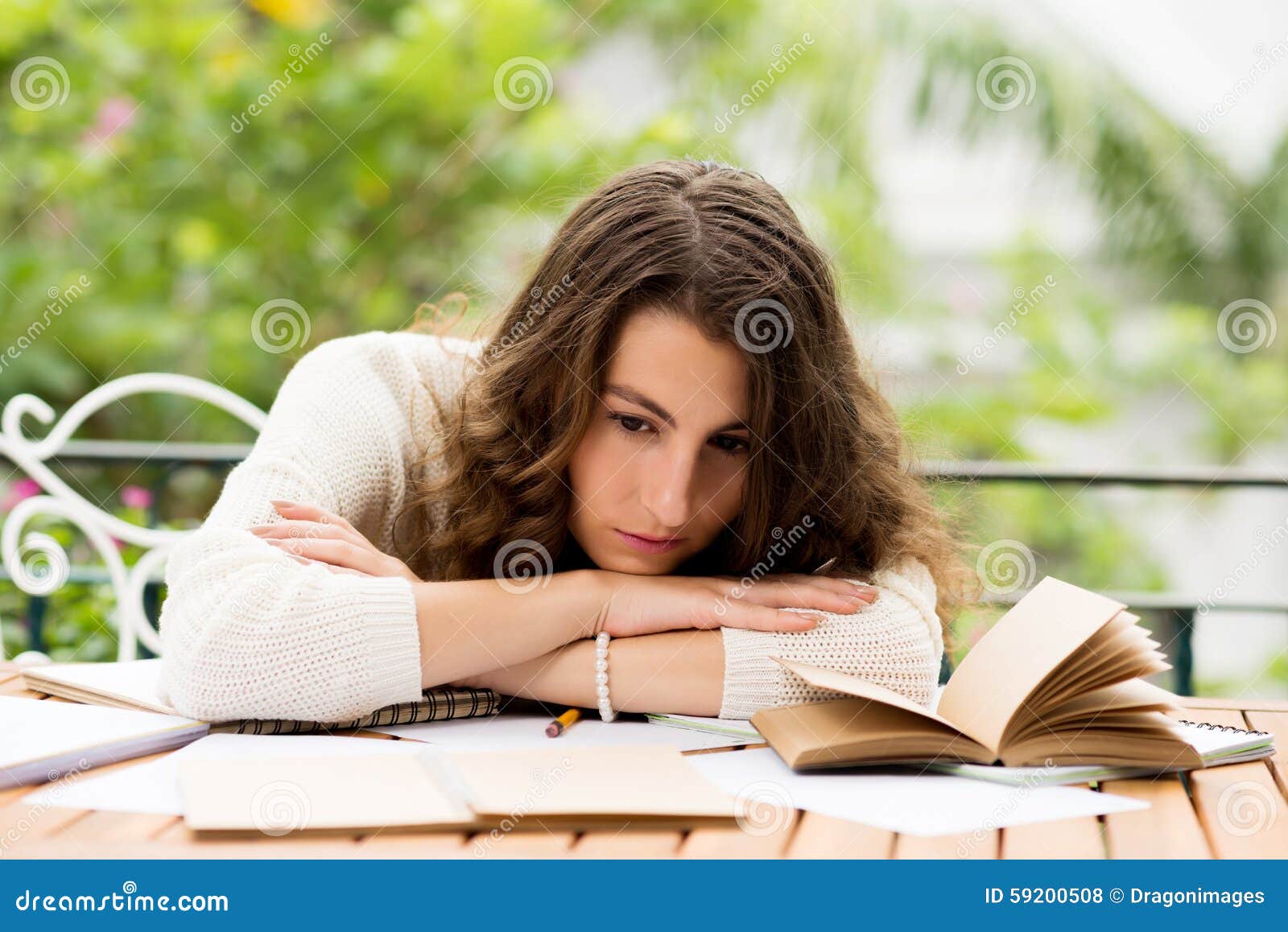 Lack of inspiration stock photo. Image of thoughtful - 59200508