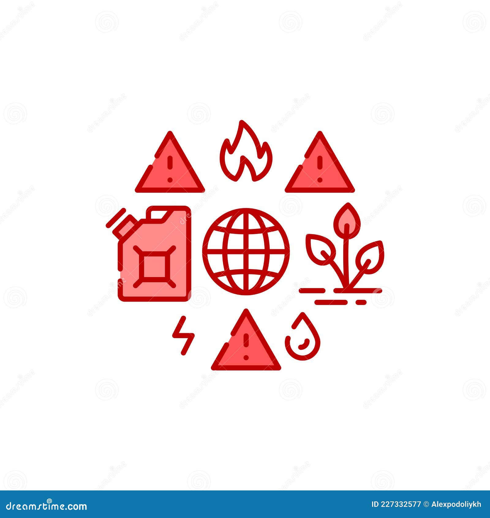 Lack Natural Resources Black Glyph Icon. Overconsumption Stock Vector ...