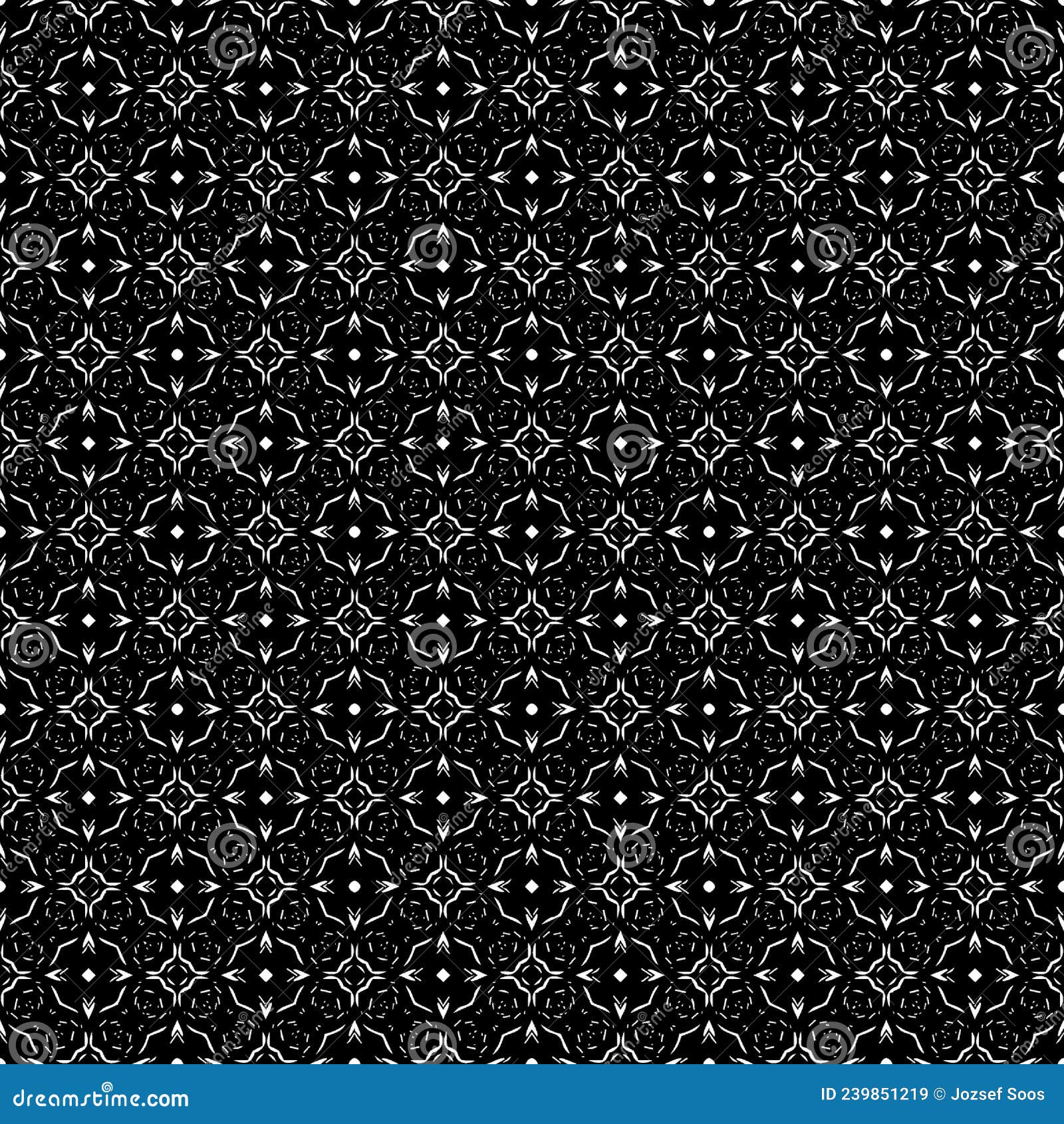 Black and White Surface Pattern Texture. Bw Ornamental Graphic Design ...