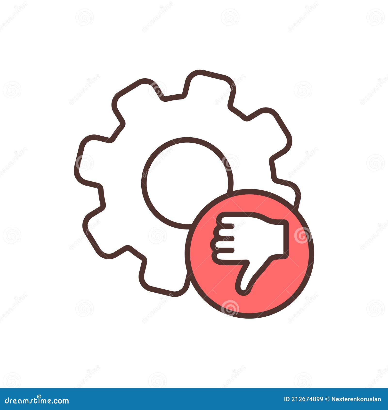 Lacking Key Skills RGB Color Icon Stock Vector - Illustration of ...