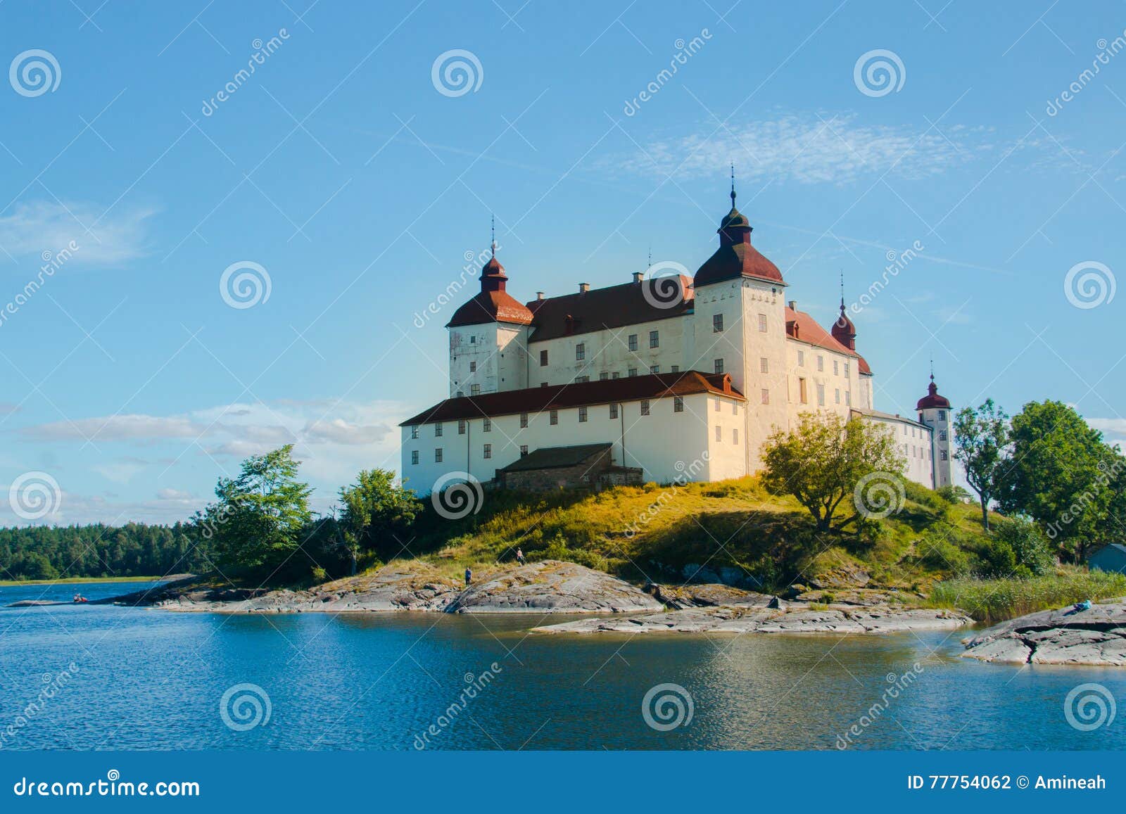 Lacko Slott, Sweden stock photo. Image of wall, lacko - 77754062