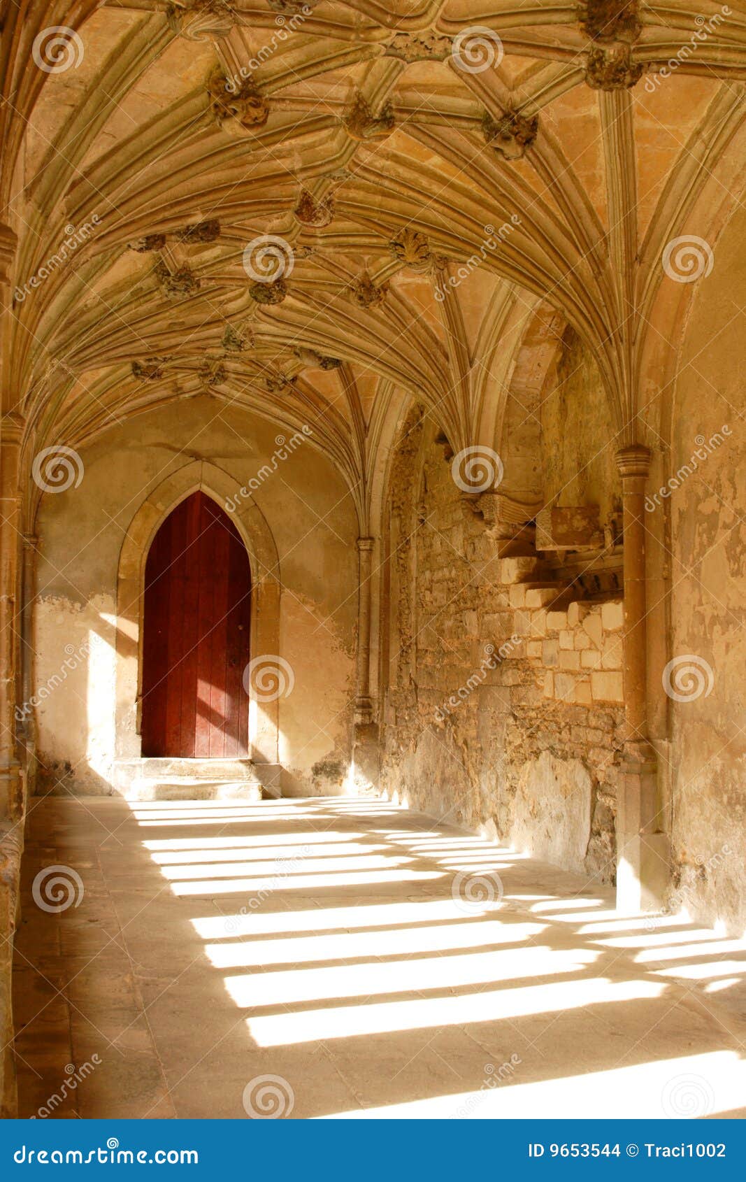 Lacock Abbey Cloister stock photo. Image of viii, religious - 9653544